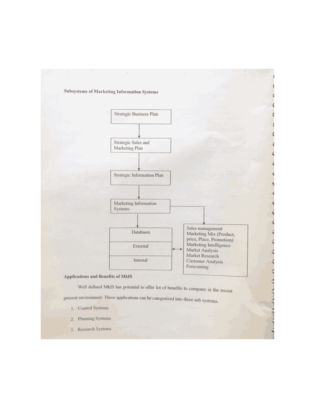 Marketing Information Systems | Study notes Marketing Management | Docsity