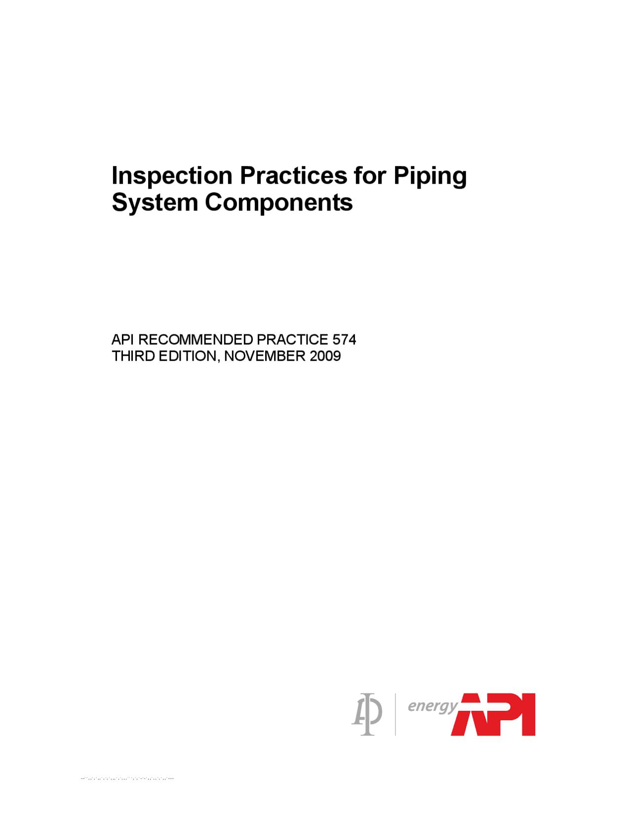 API 574 para norma de acessorios de tubulação e afins | Manuais ...