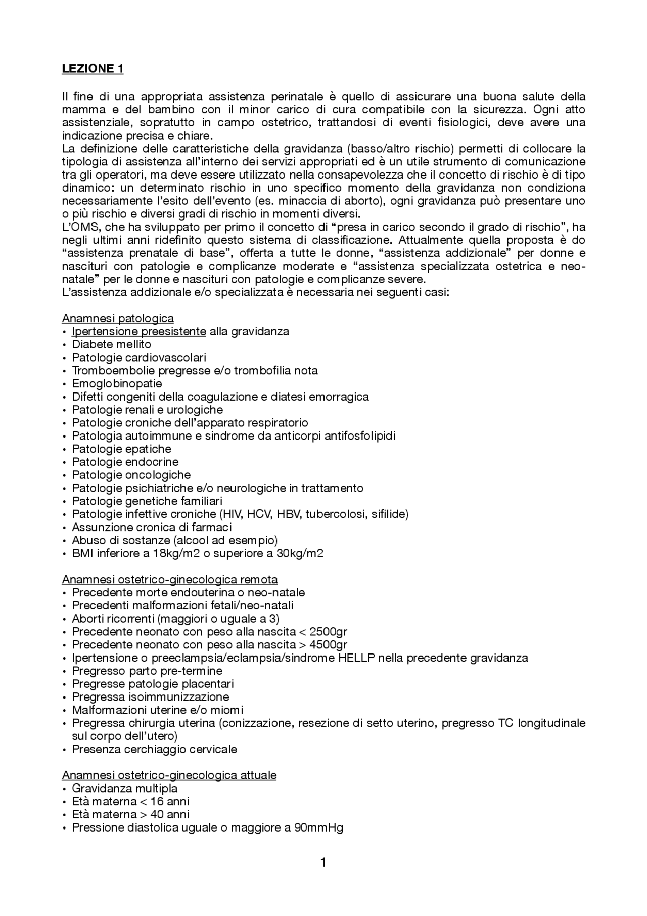 Appunti Completi Ostetricia Appunti Di Infermieristica Docsity