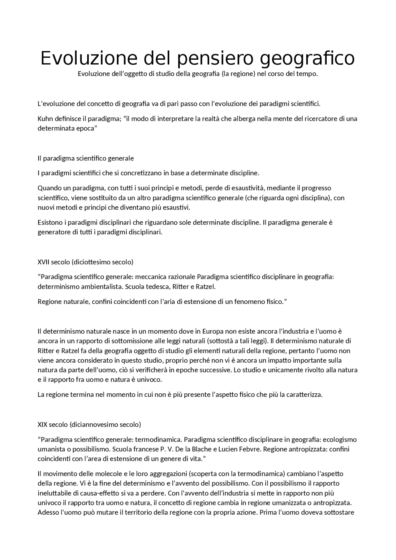 Geografia Capitolo 2 Schemi E Mappe Concettuali Di Geografia Docsity