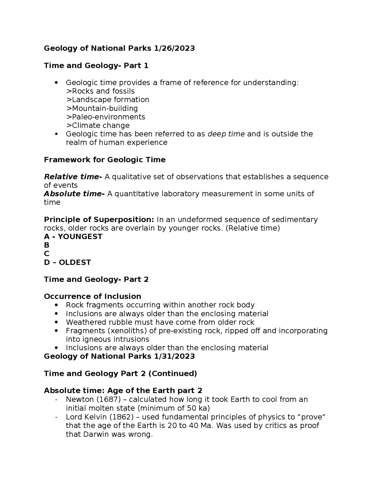 Continuation of National parks and the famous process of formations of ...