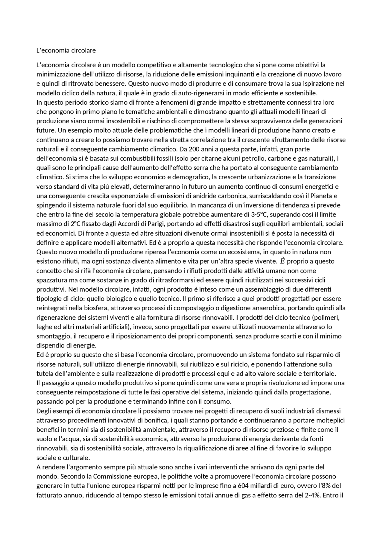 Economia circolare, cos'è? | Guide, Progetti e Ricerche di Diritto ... Economia circolare, cos'è? | Guide, Progetti e Ricerche di Diritto ...