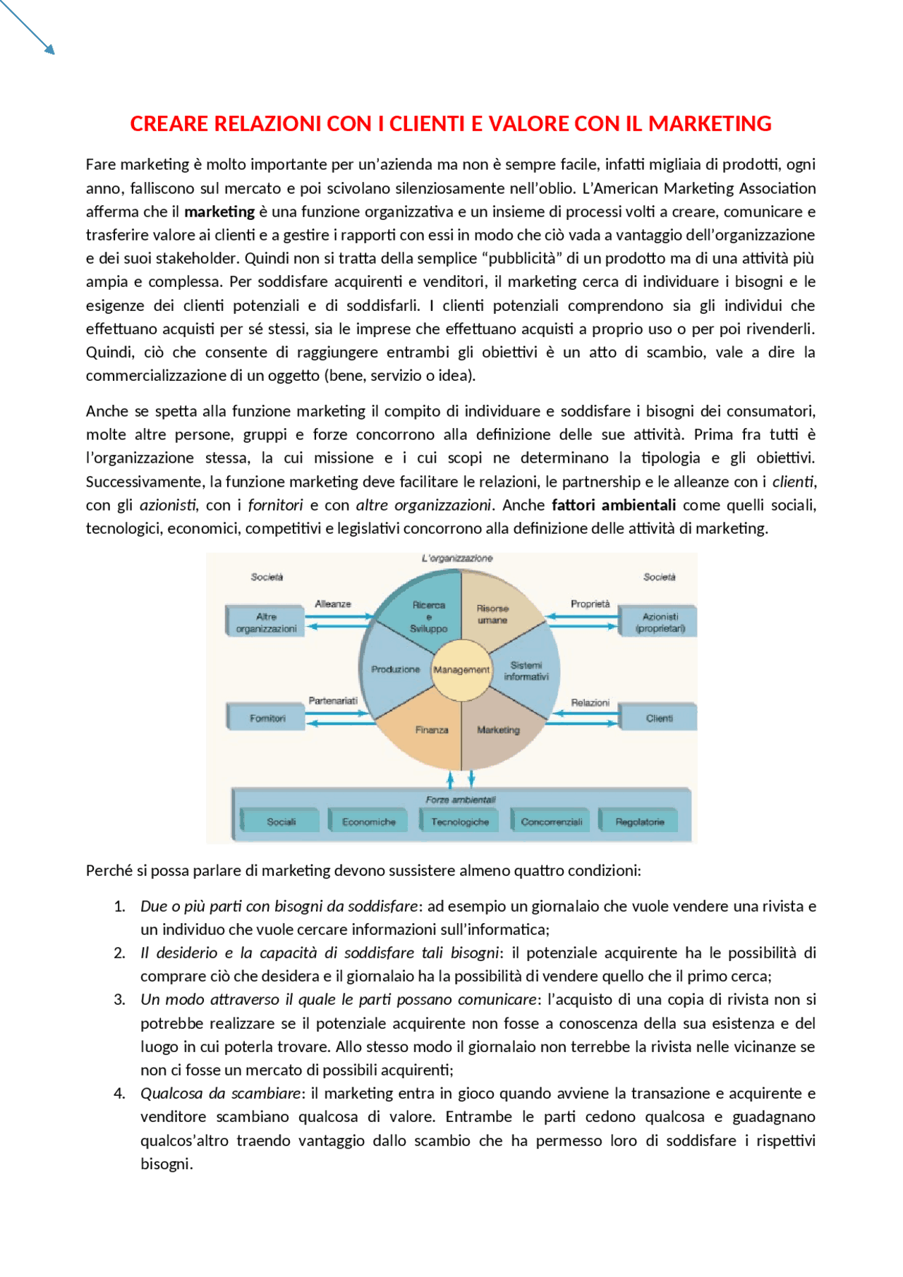 Riassunti libro MARKETING - Mc Graw Hill | Dispense di Marketing | Docsity