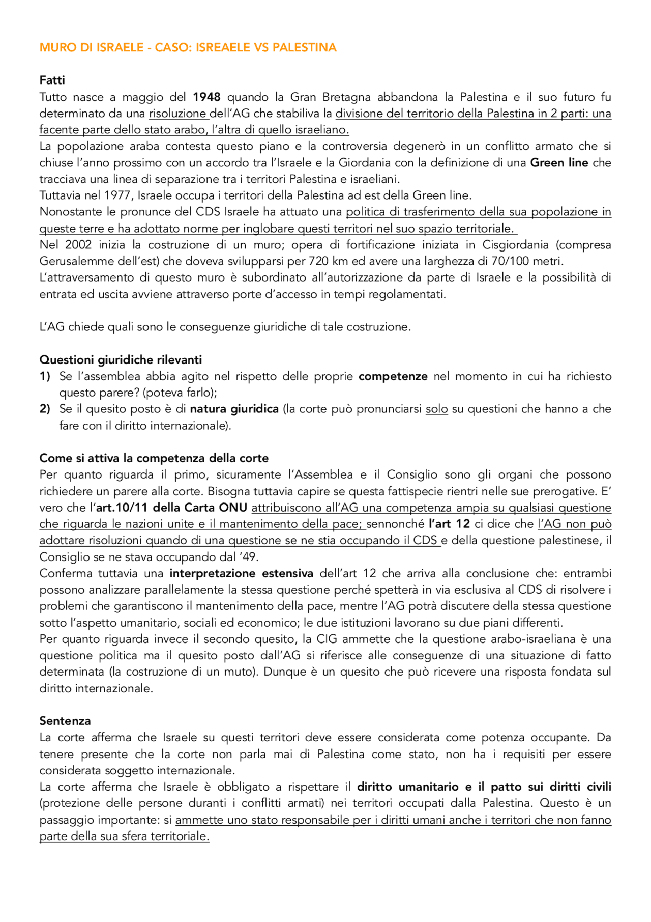 Casi Di Diritto Internazionale Schemi E Mappe Concettuali Di Diritto