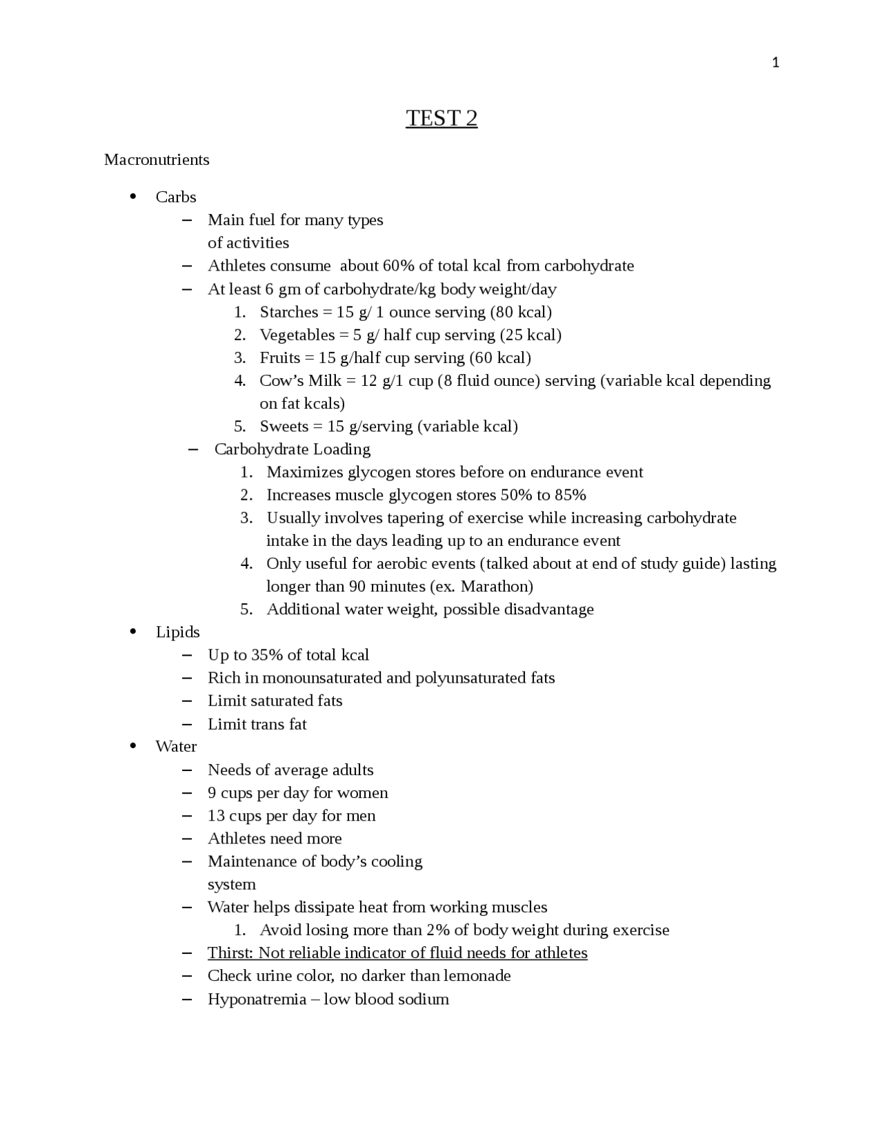 TEST 2/TEST 2/TEST 2/TEST 2 | Exams Health sciences | Docsity