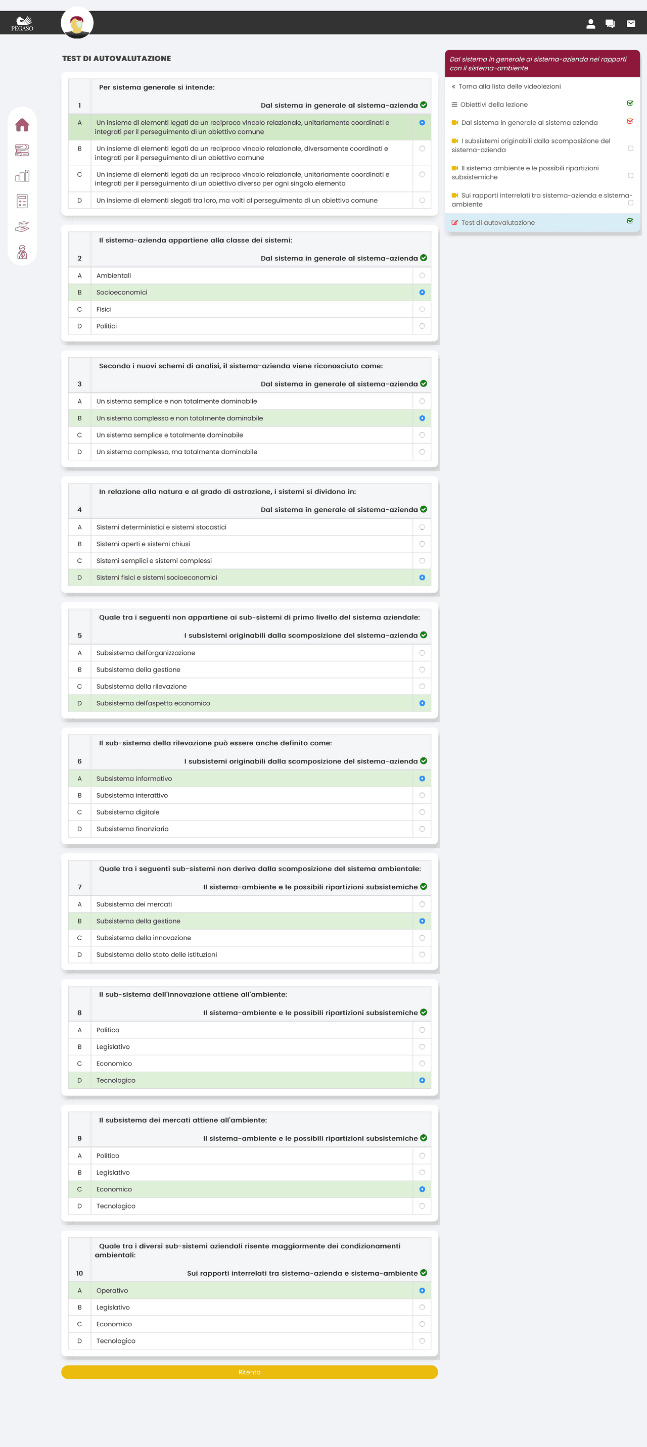 Sistemi Di Reporting Programmazione E Controllo Risposte Esami 2022