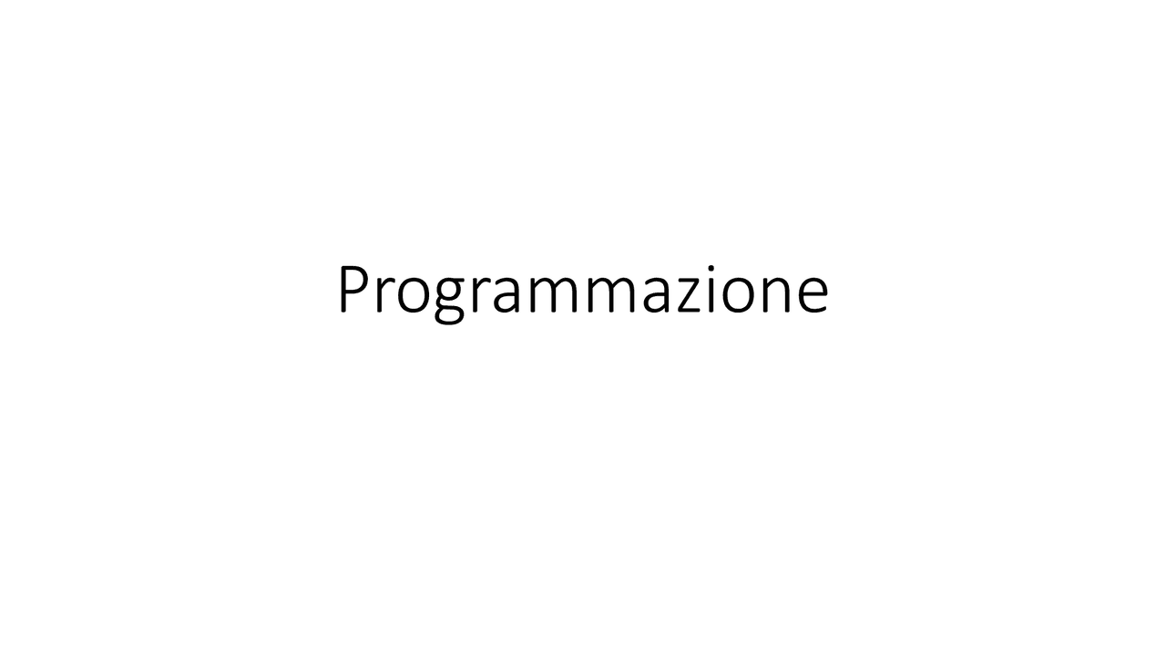 Informatica: Programmare in C++ | Dispense di Programmazione C | Docsity