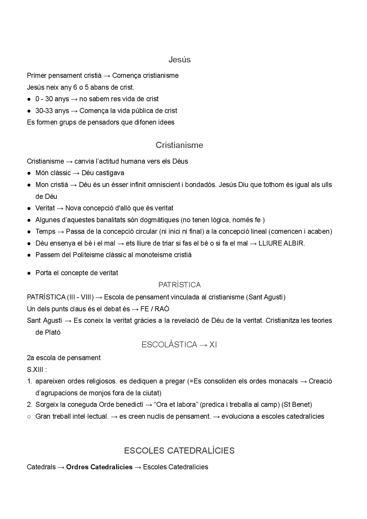 La filosofia en temps de Jesús i Descartes | Apuntes de Historia de la ...