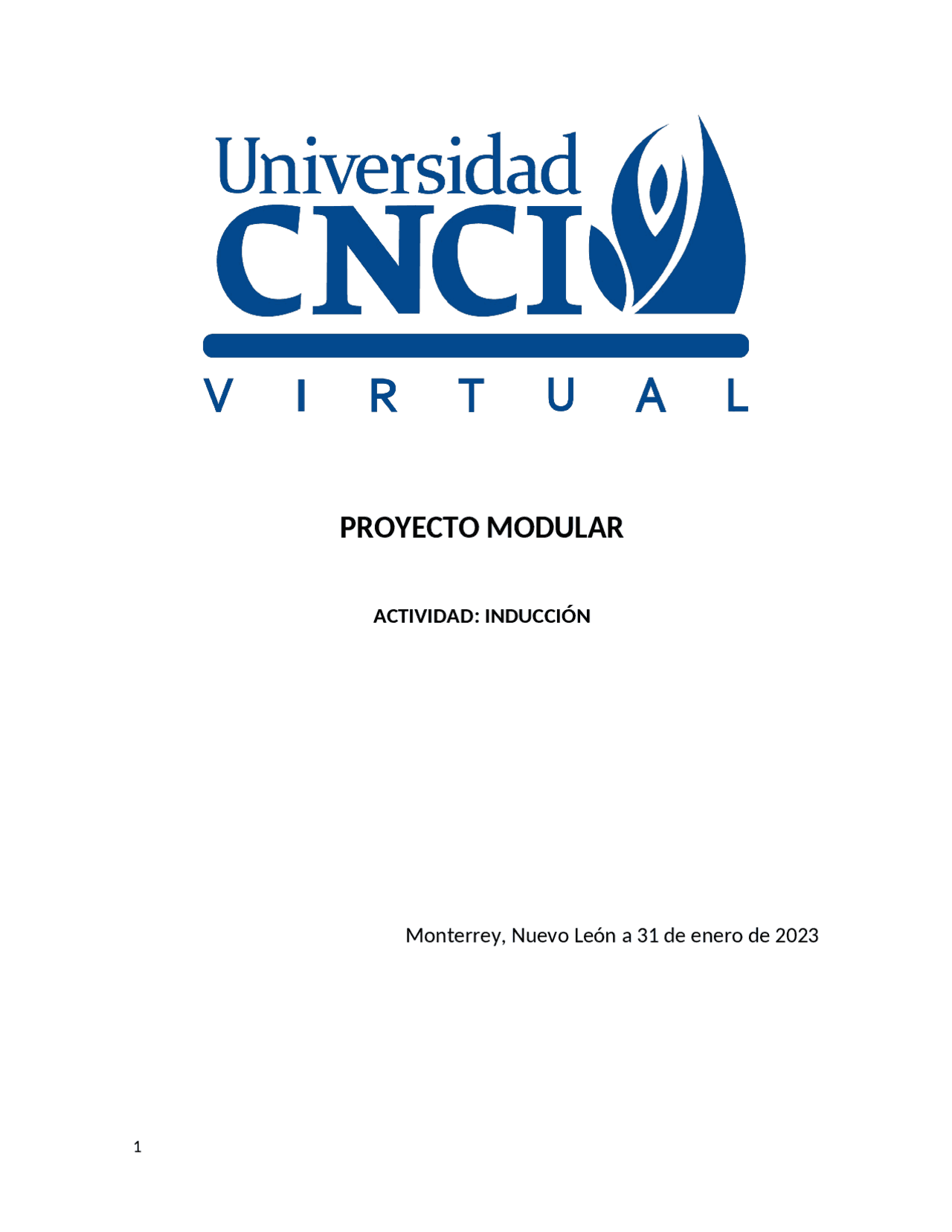 Proyecto Modular De Curso De InducciÓn Ejercicios De Derecho Docsity