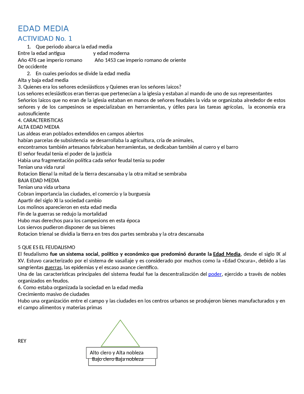 Edad Media Ciencias Sociales | Guías, Proyectos, Investigaciones de ...