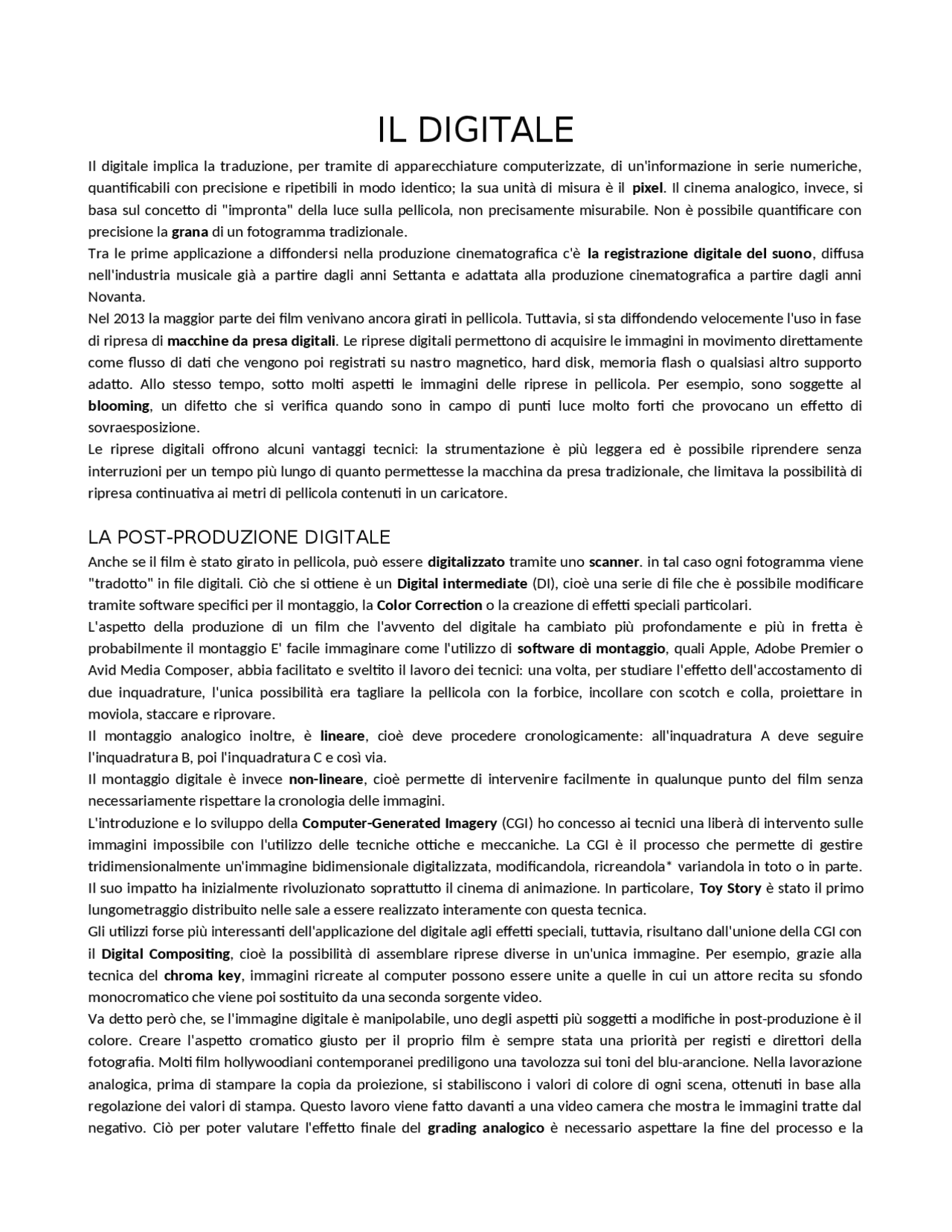 Appunti Sul Digitale Schemi E Mappe Concettuali Di Storia E Critica