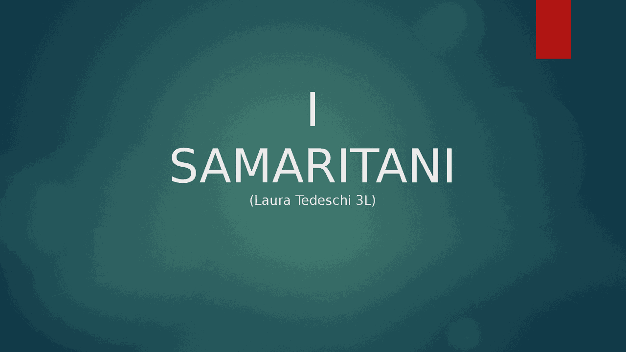 Il popolo dei samaritani | Slide di Religione | Docsity