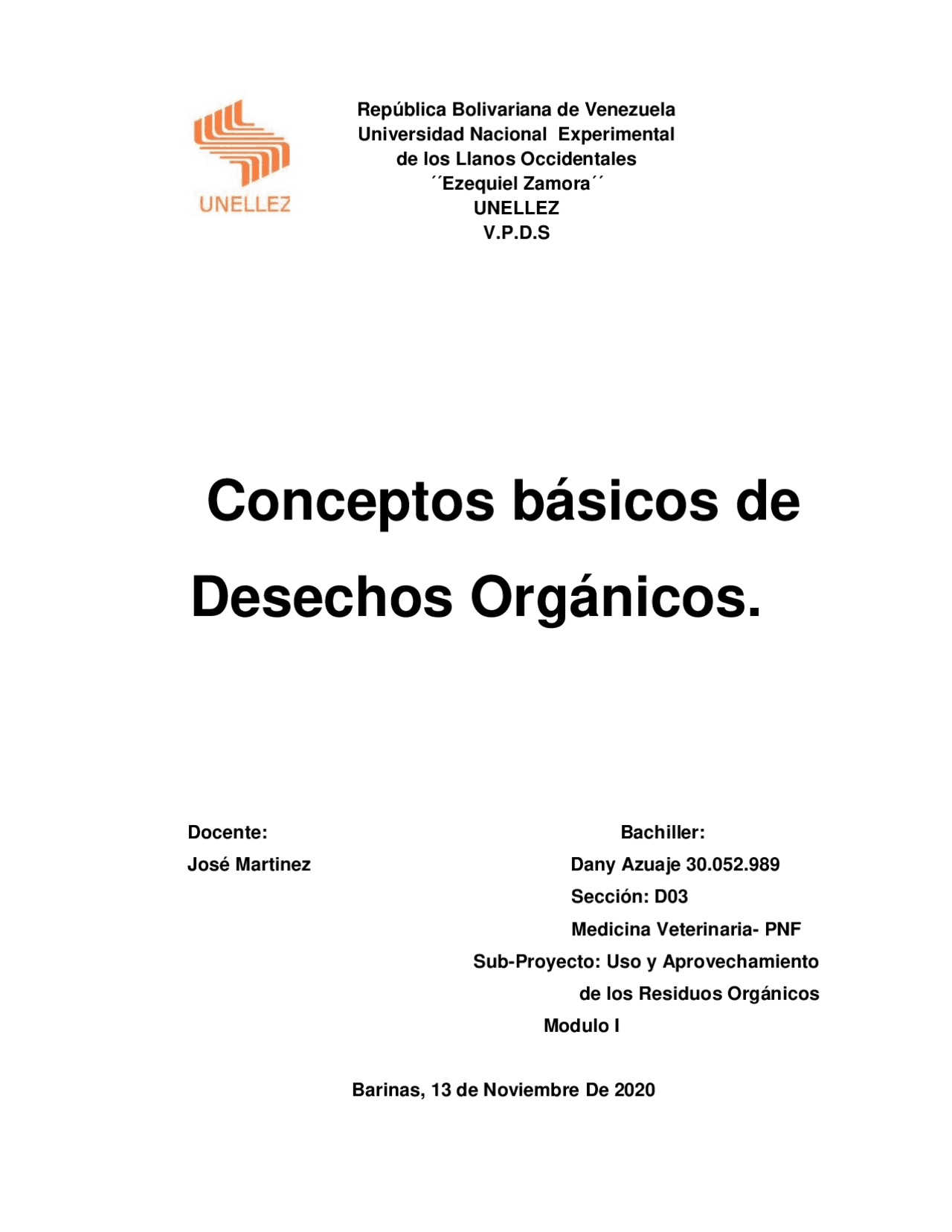 Desechos Orgánicos 1 Apuntes De Agronomía Docsity