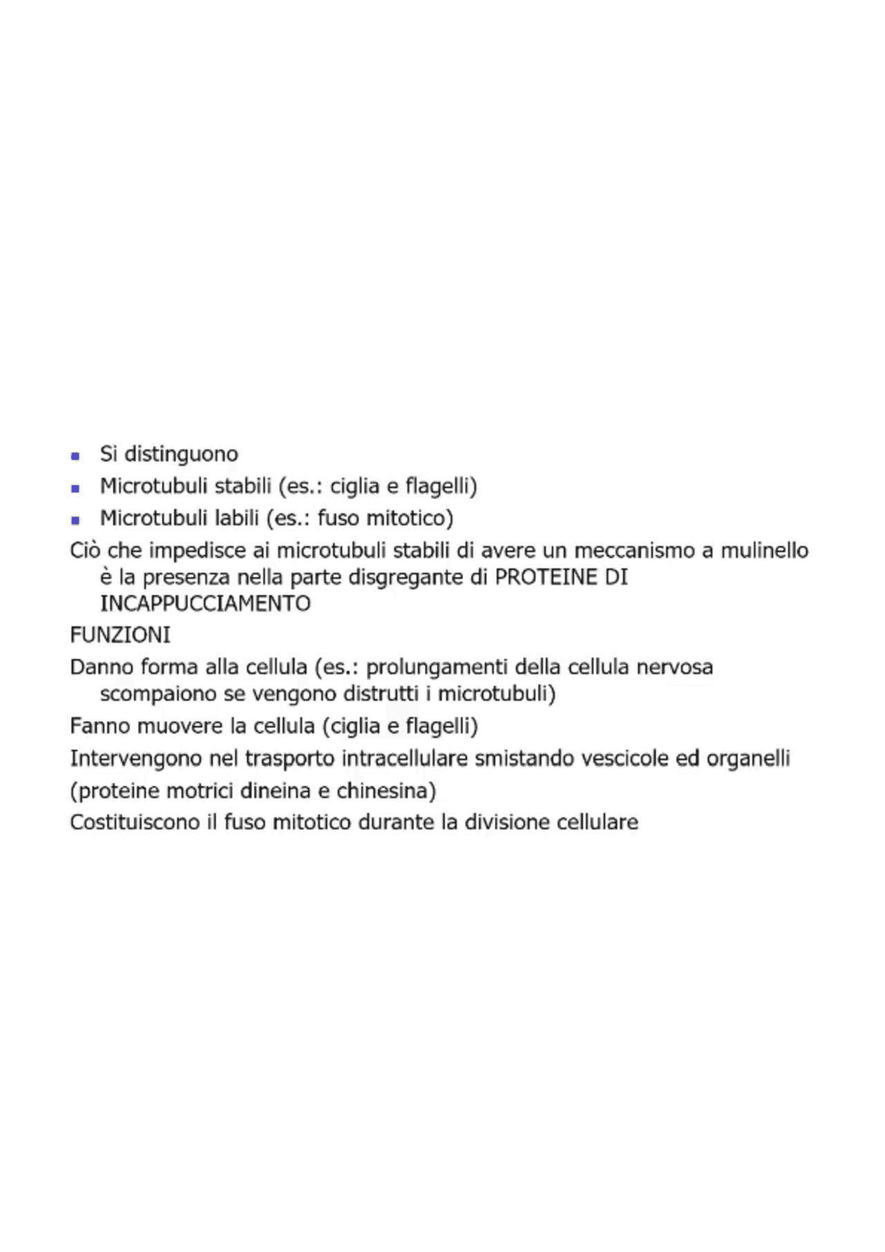 Slide Di Citologia Prese A Lezione Appunti Di Citologia Docsity