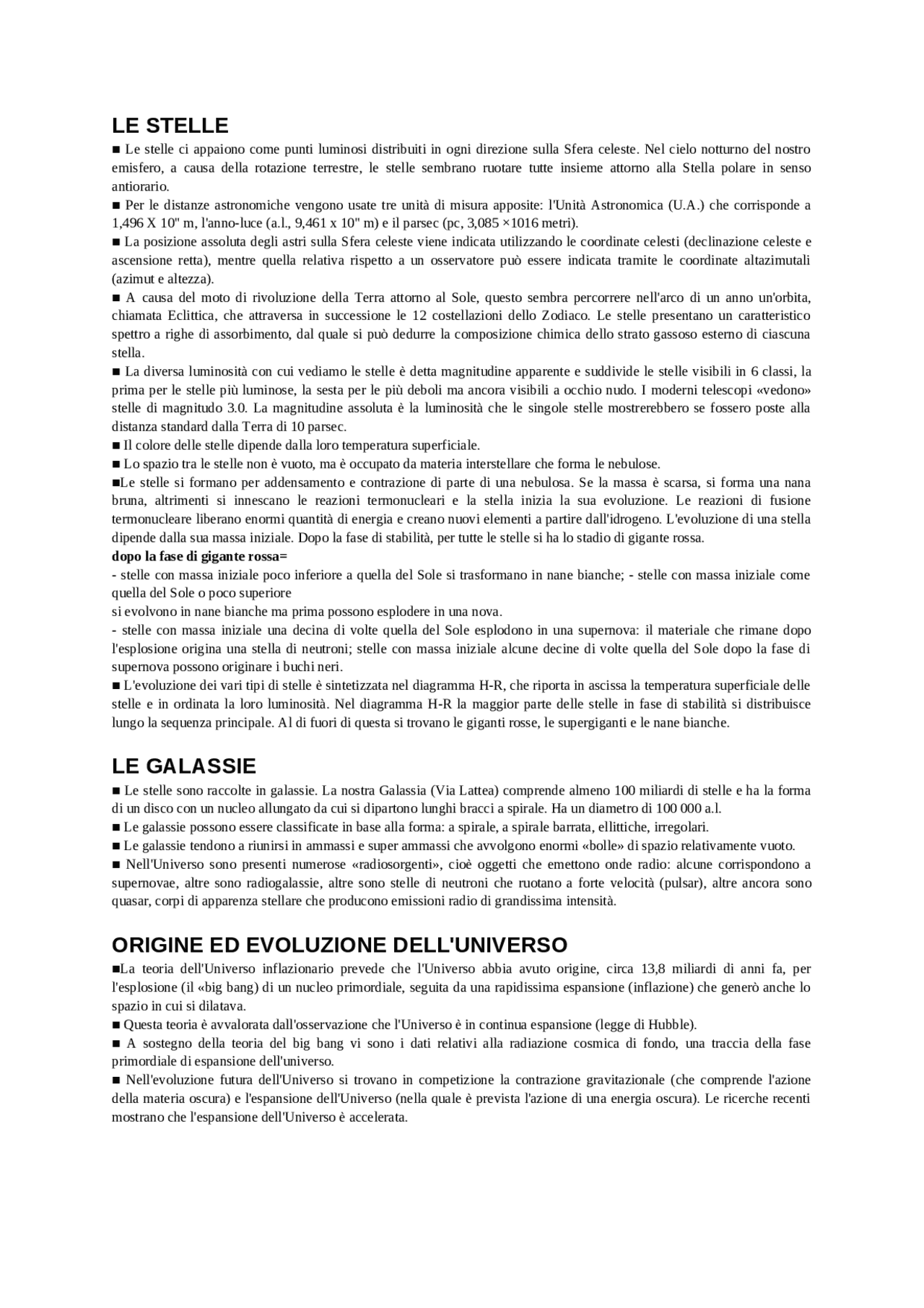 Scienze Della Terra Biennio Liceo Scientifico Appunti Di Scienze