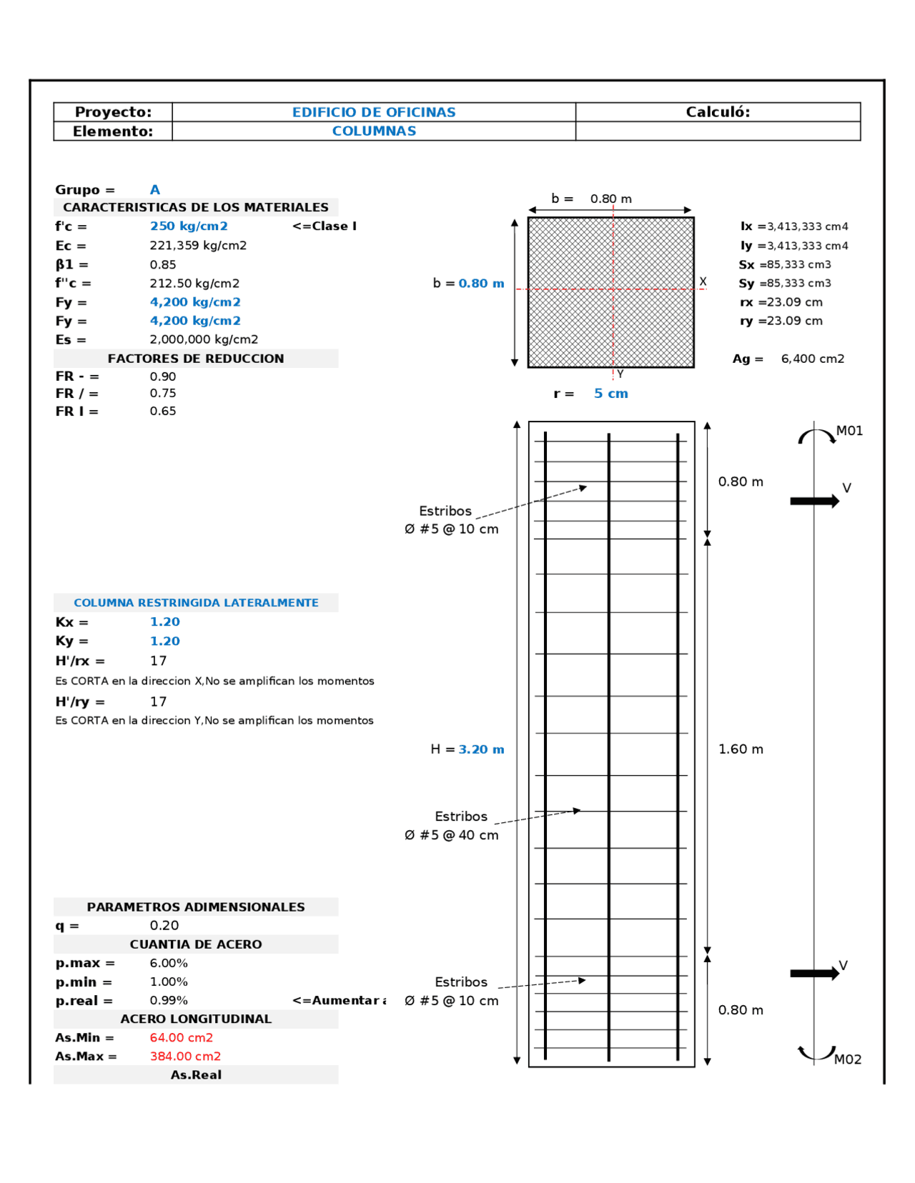 CALCULO DE TRABES PARA ESTRUCTURAS DE CONCRETO | Apuntes de Estructuras ...