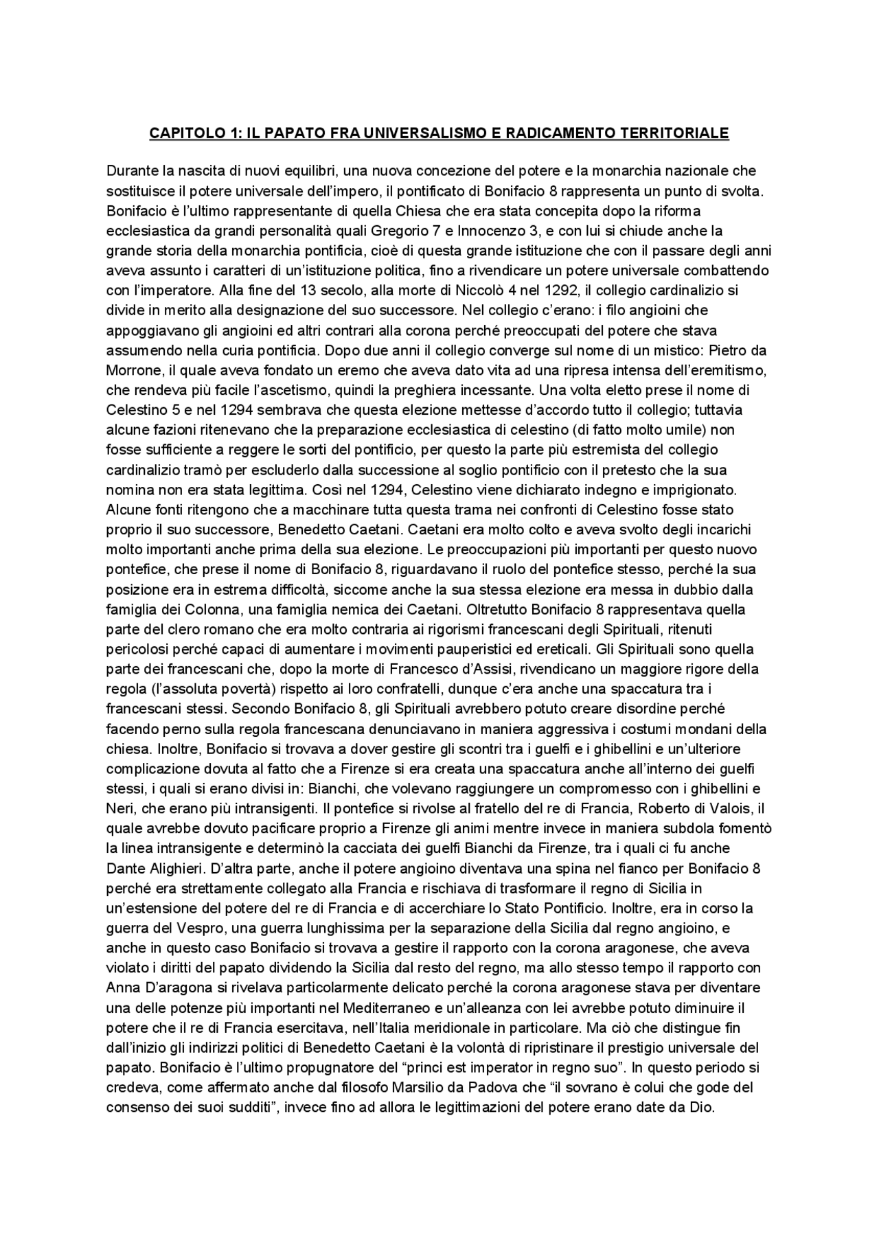 Il papato tra universalismo e radicamento territoriale | Lecture notes ...