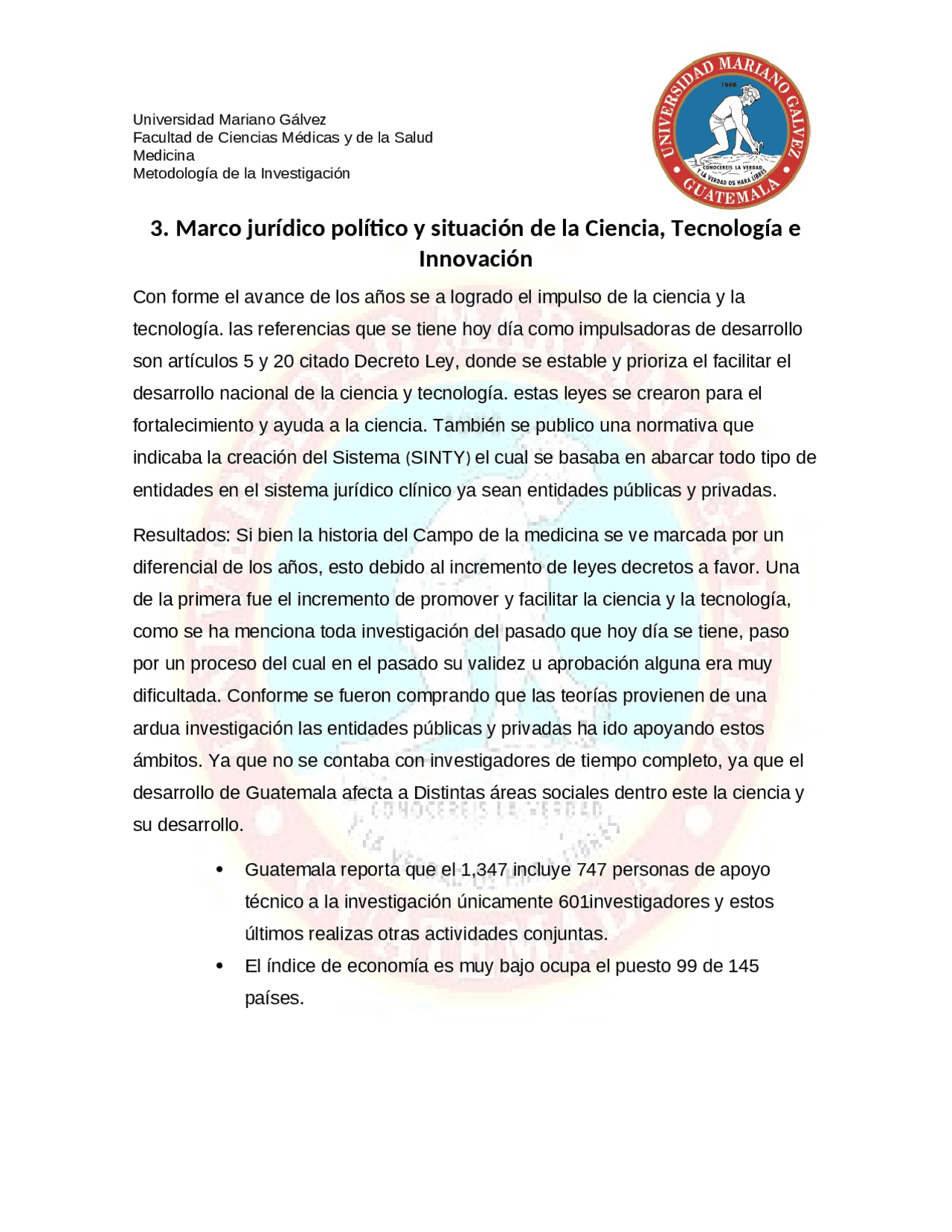 Ayuda de tesis sobre la ifluencia del EPOC en Guatemala y como afecta a ...