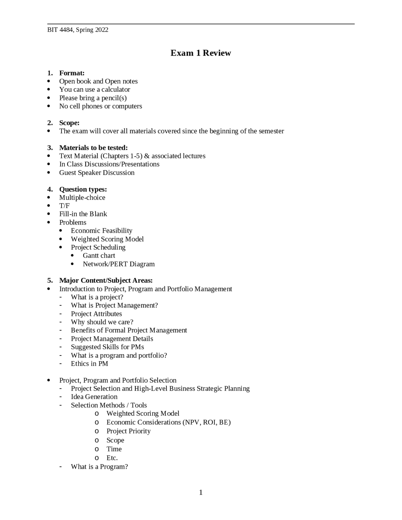 Exam 1 Notes For Business Lecture Notes Law Of Evidence Docsity