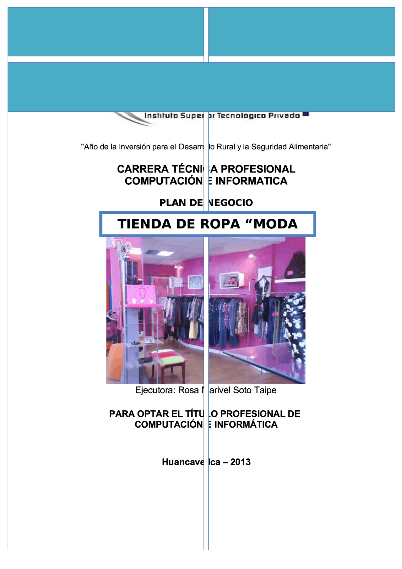 PROYECTO DE TIENDA ROPA JUVENIL | Tesis de Investigación de Mercado ...