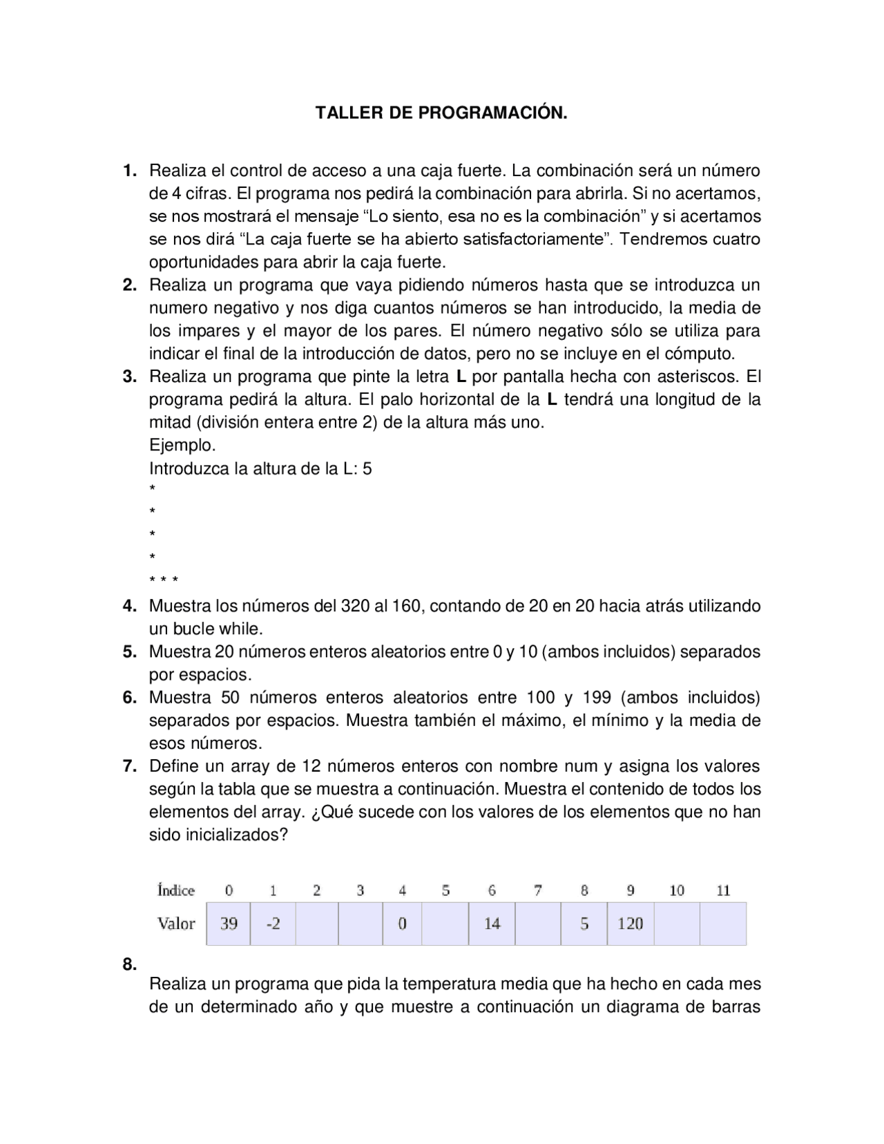 Numero aleatorio arrays | Ejercicios de Programación C | Docsity Numero aleatorio arrays | Ejercicios de Programación C | Docsity