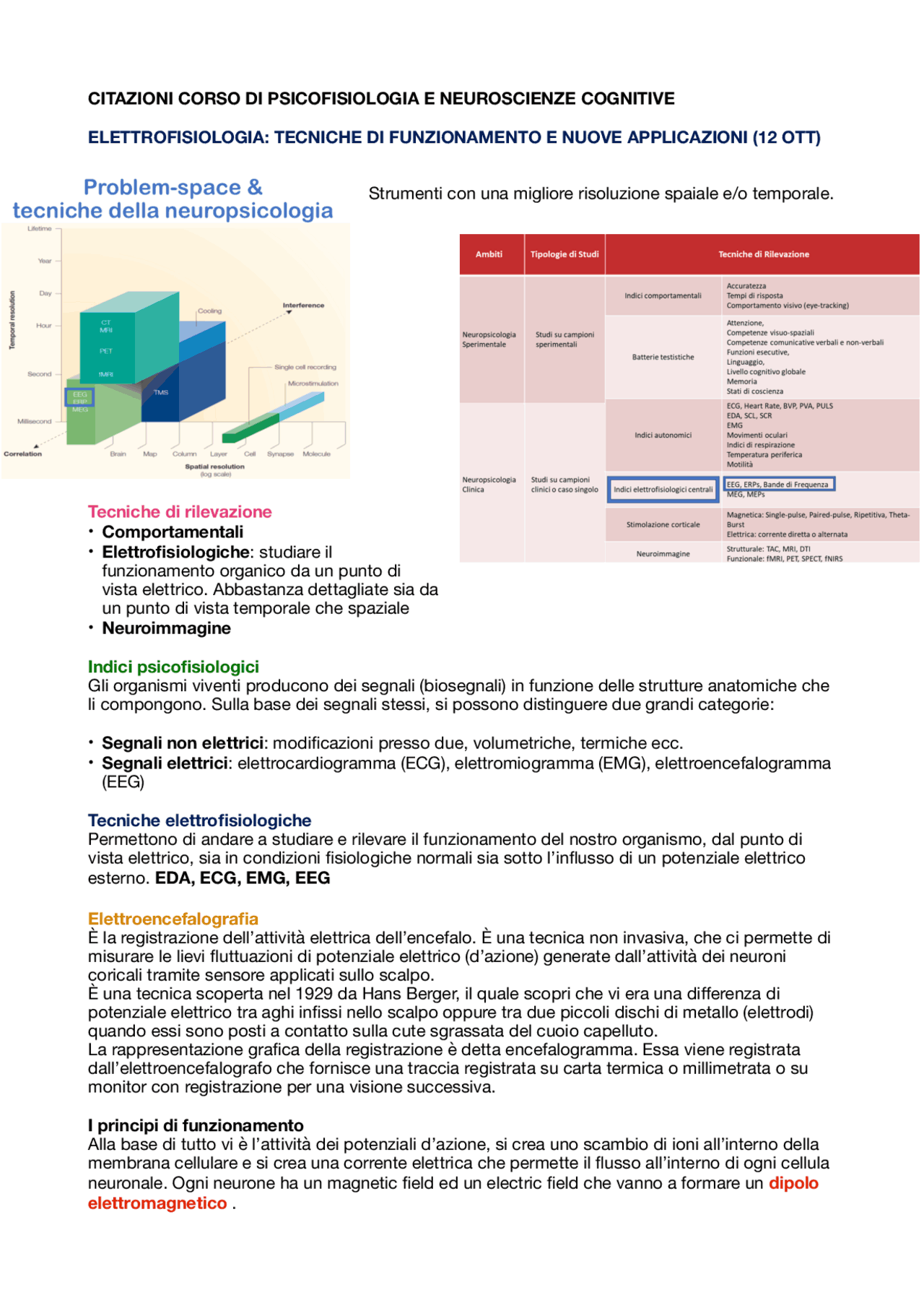 Appunti Neuroscienze Appunti Di Neuroscienze Docsity