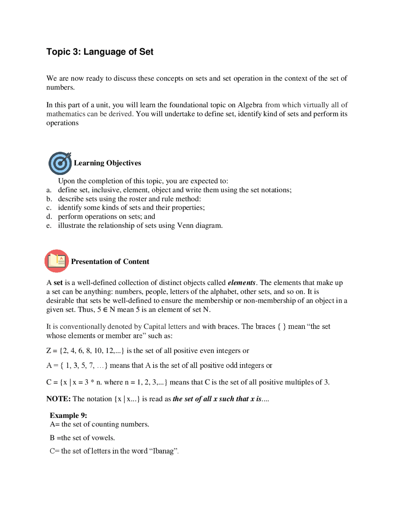The Files Are Full Of Learnings Summaries Mathematics Docsity