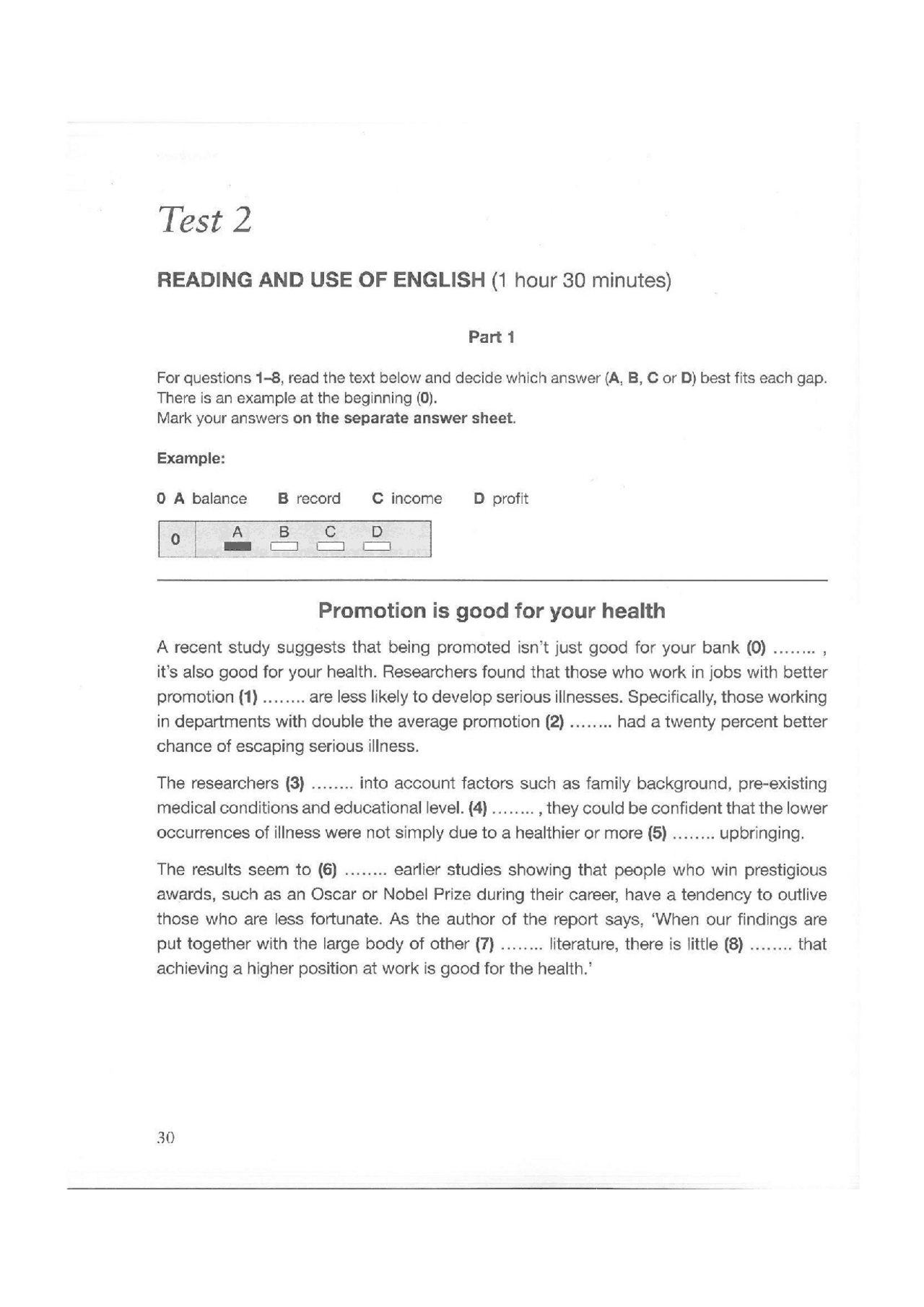Test 2 CAE practice UoE, listening and more | Exámenes de Idioma Inglés ...