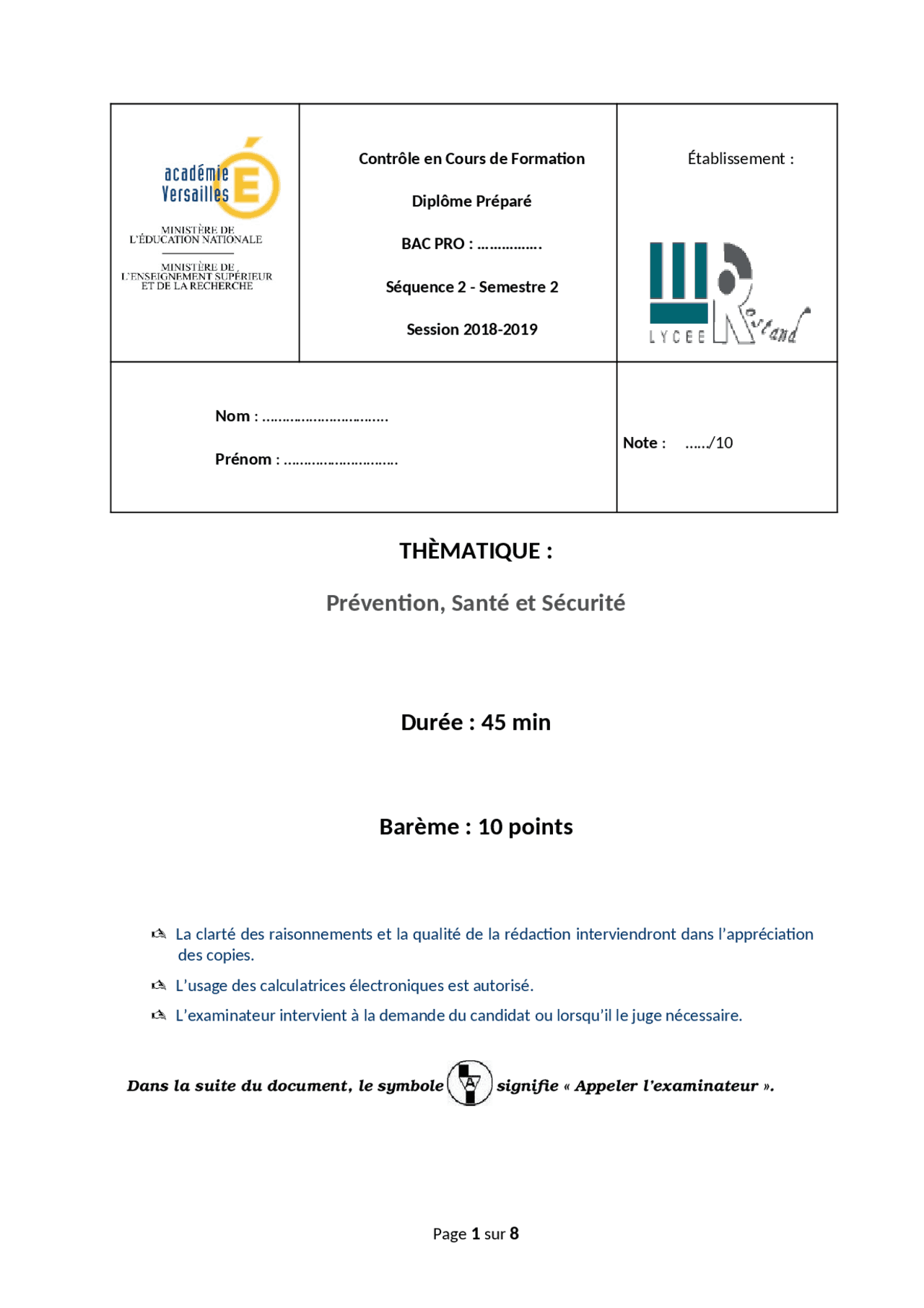 Ccf De Mathematiques Résumés Mathématiques Docsity