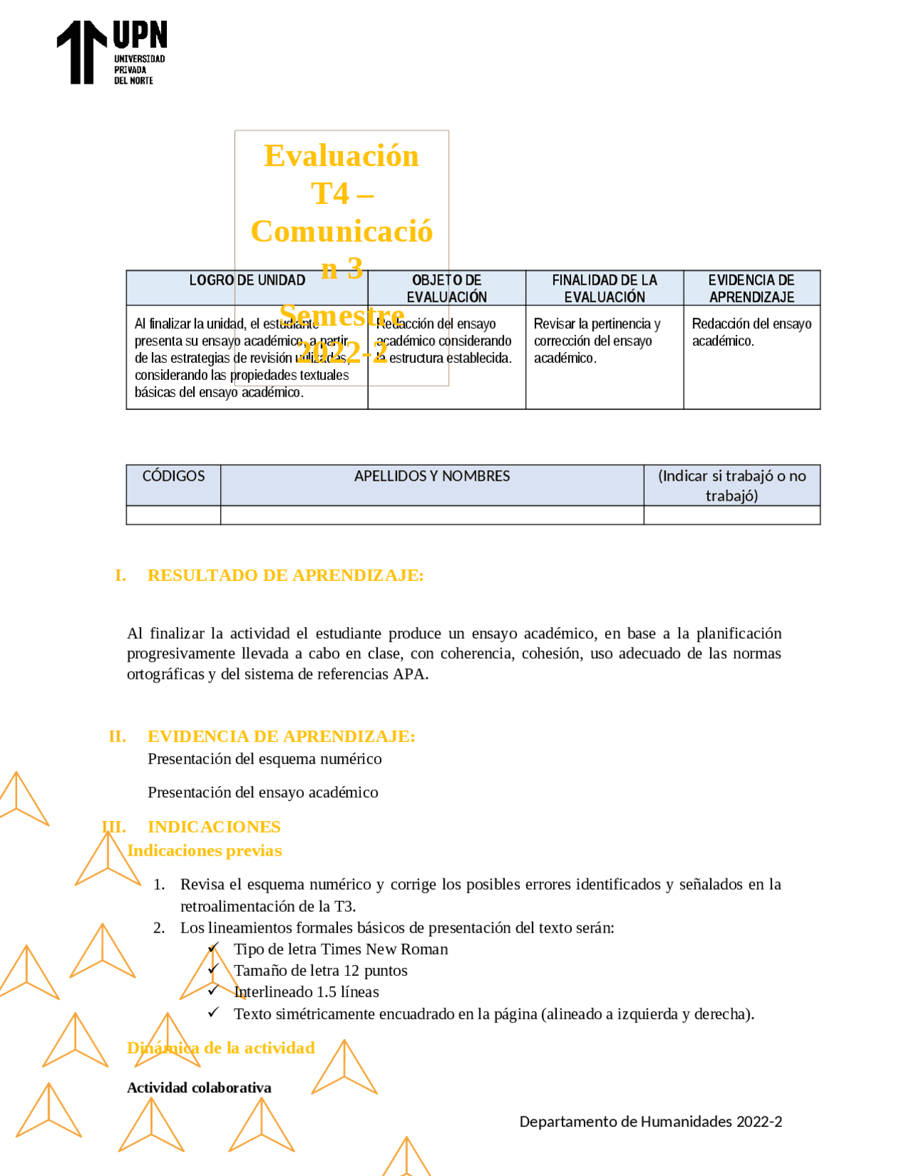 T4 Comunicacion 3 2022 2 Exámenes De Comunicación Docsity