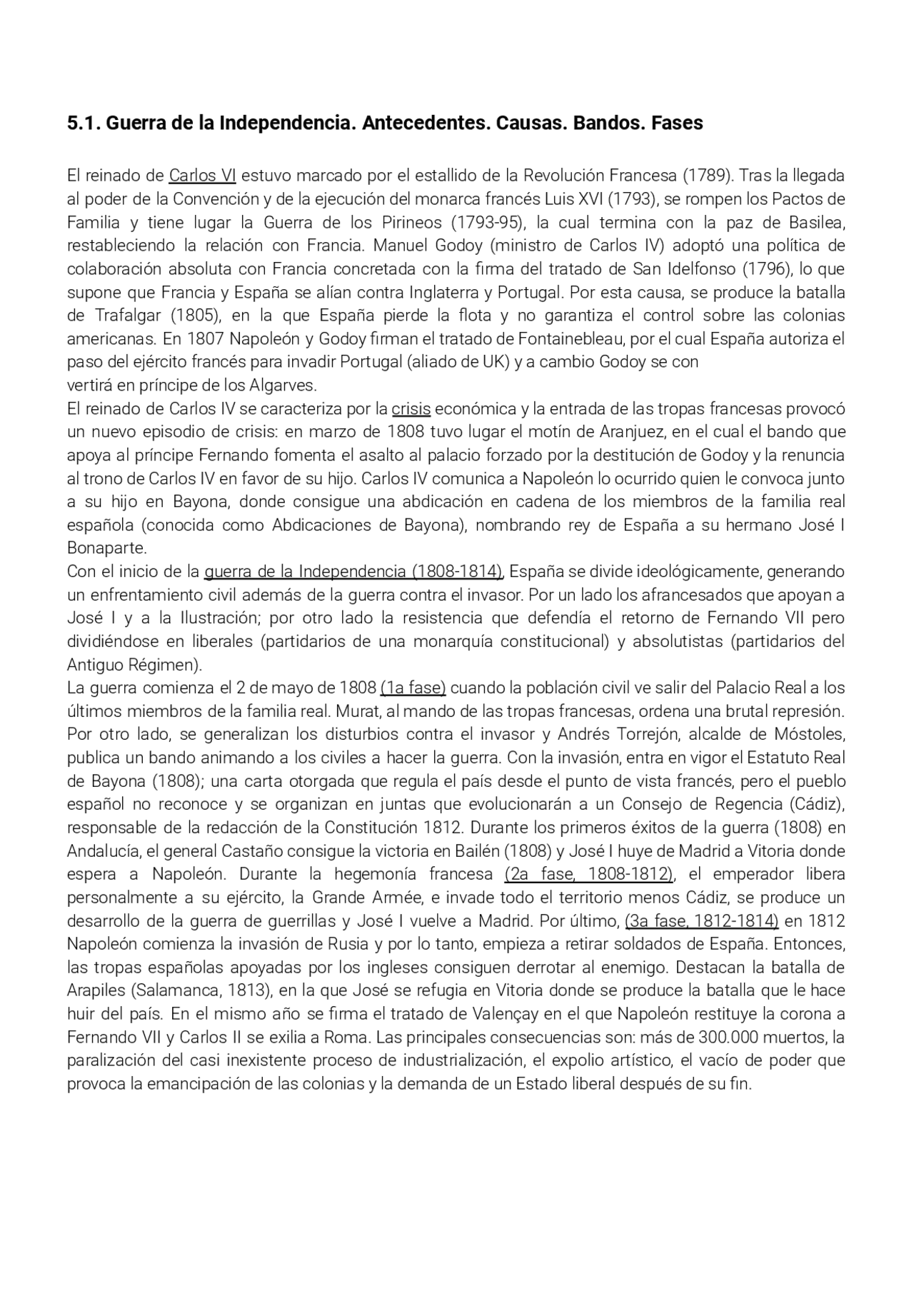 Bloque 5 Historia De España 2 Bach Resúmenes De Historia De España