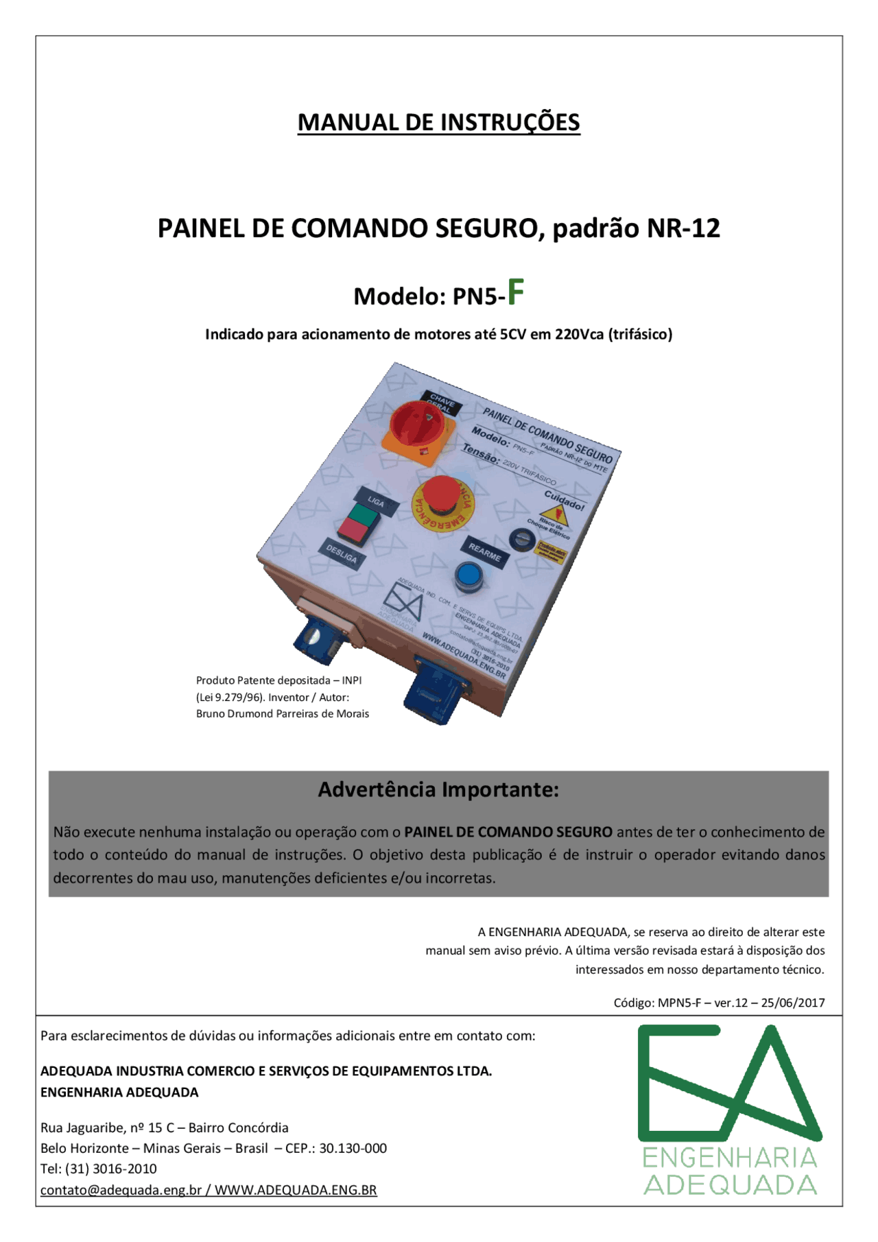 Manual Instrução Pn5 Esquemas Matérias Técnicas Docsity