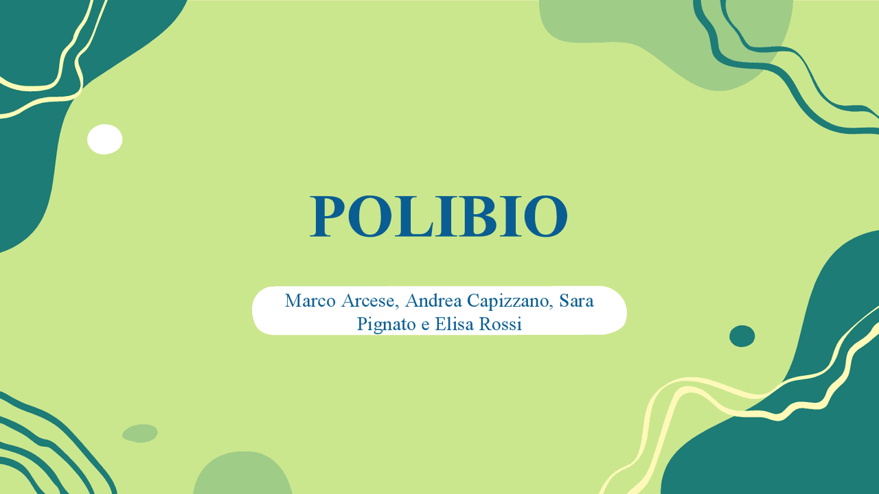 Power Point Su Polibio Slide Di Greco Docsity