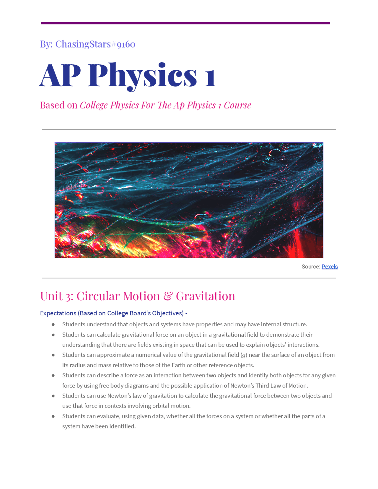 Gravitional motion ...