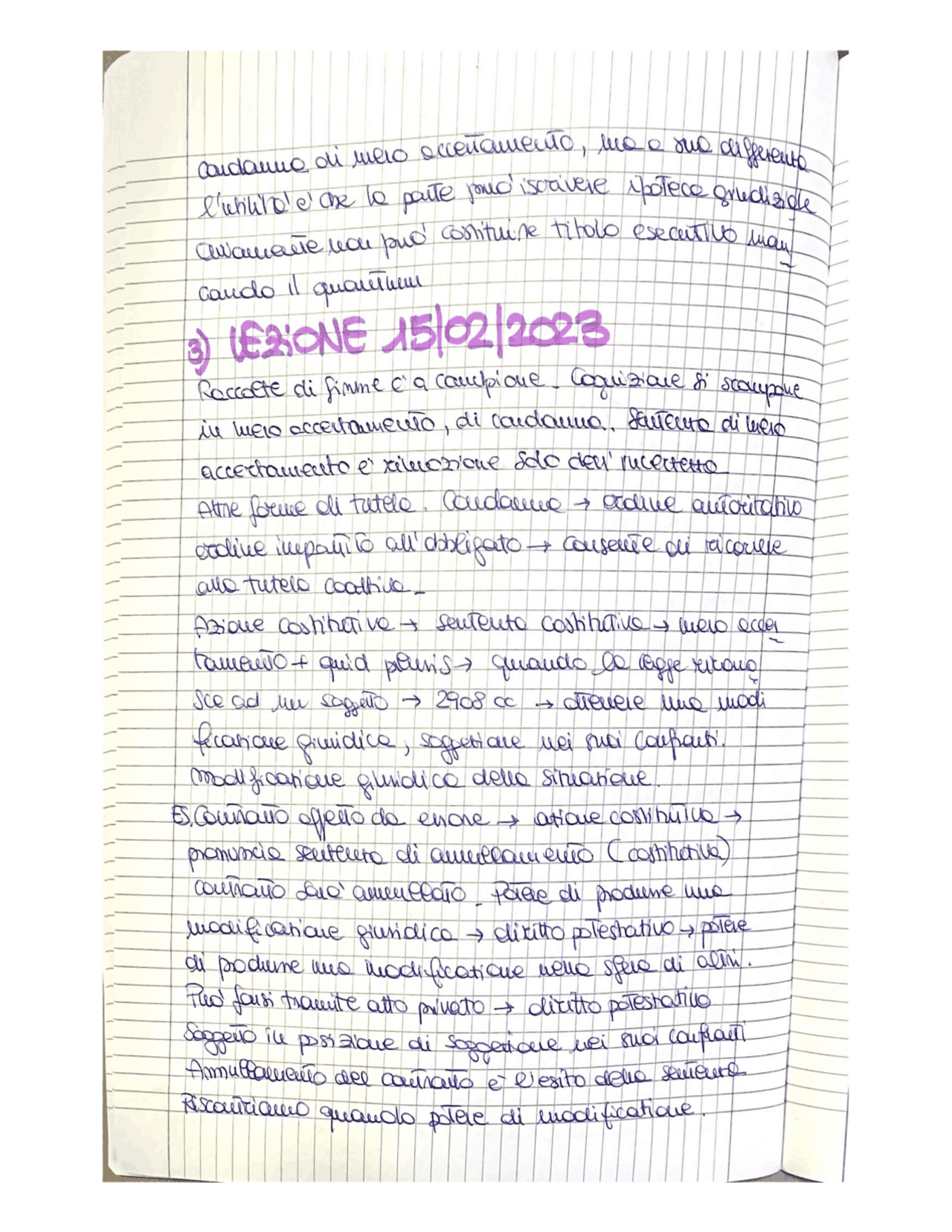 Diritto Processuale Civile 3 Lezione Appunti Di Diritto Processuale