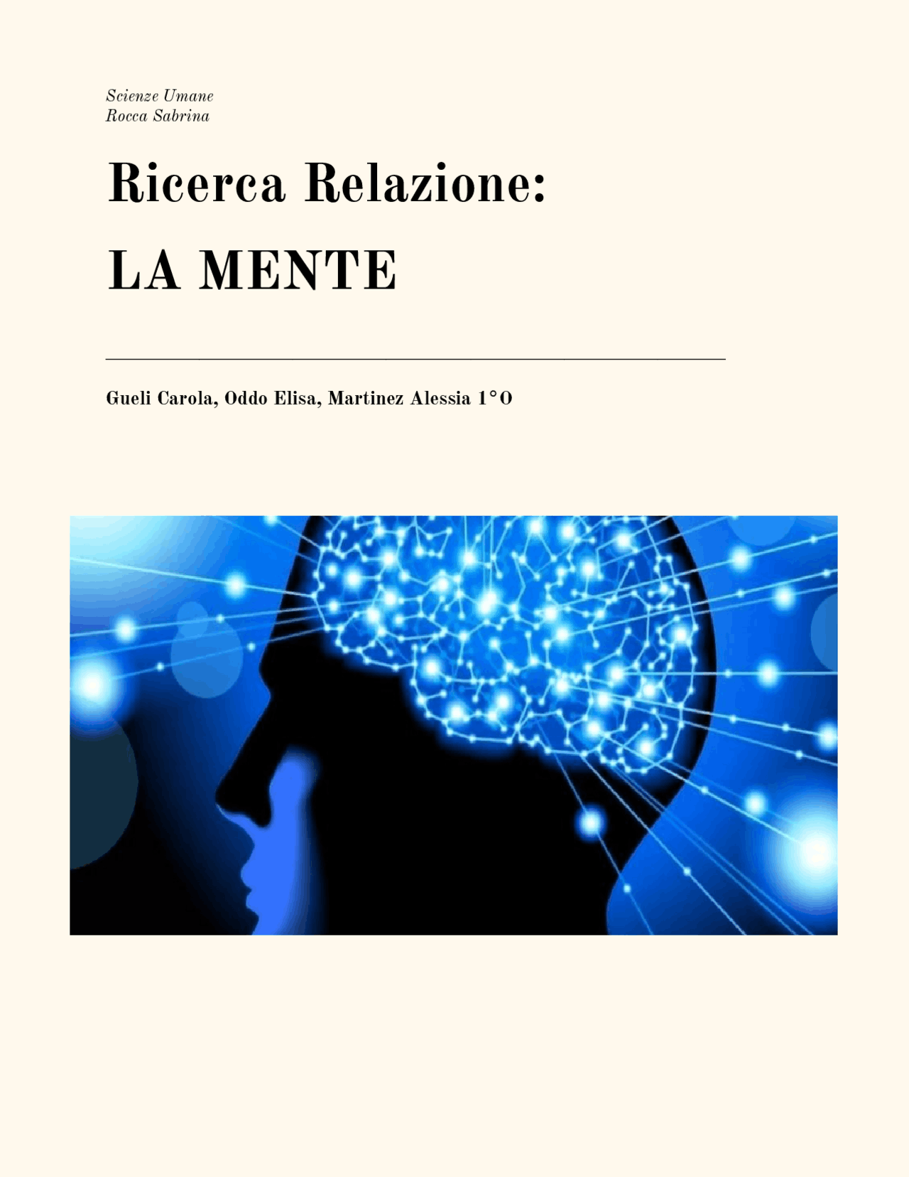 Relazione Scienze Umane Guide Progetti E Ricerche Di Scienze Umane