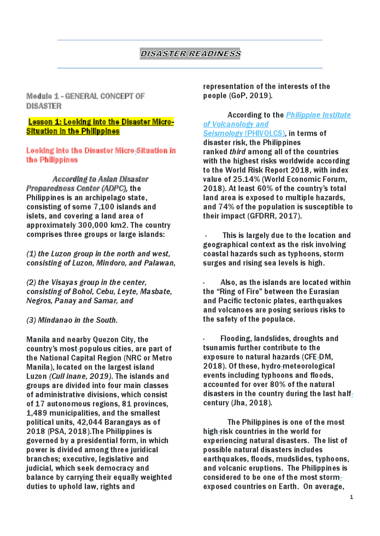 Disaster And Readiness and Risk Reduction | Schemes and Mind Maps Earth ...