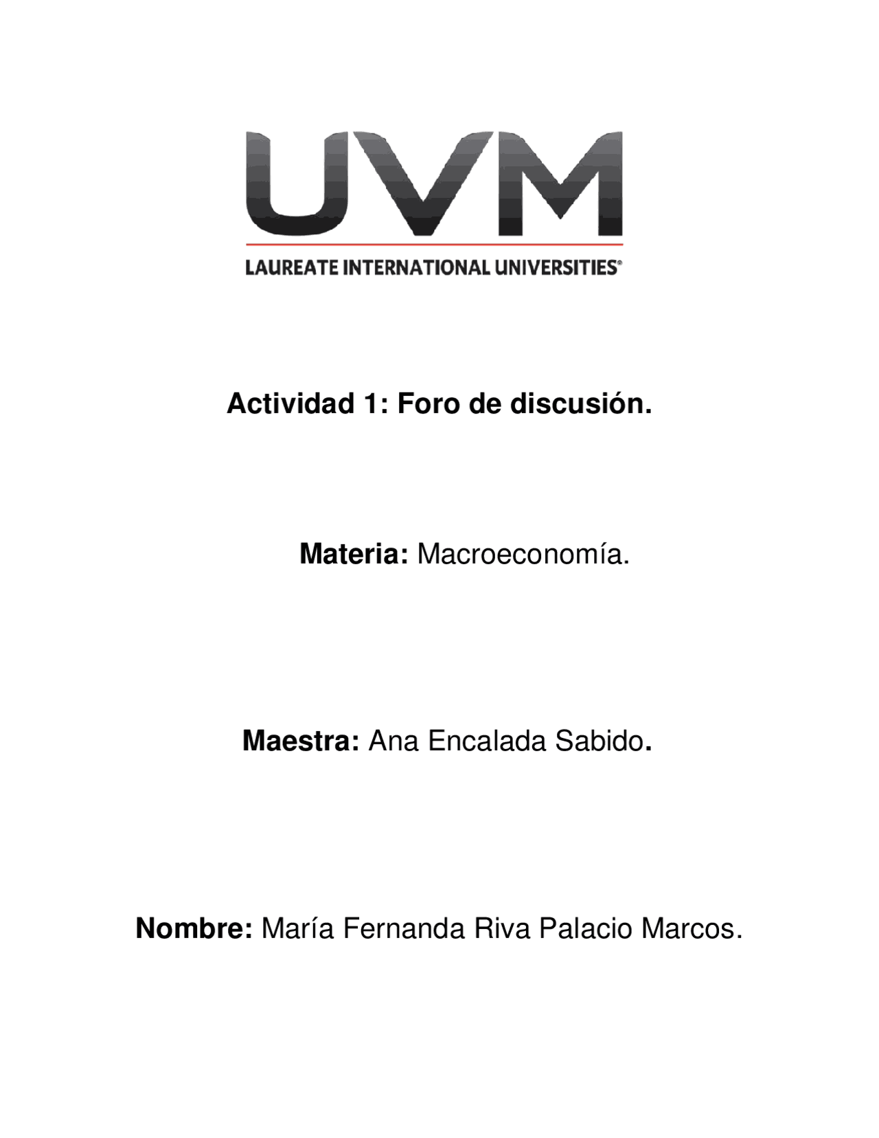 Macroeconomía Trabajo Ejercicios De Macroeconomía Docsity