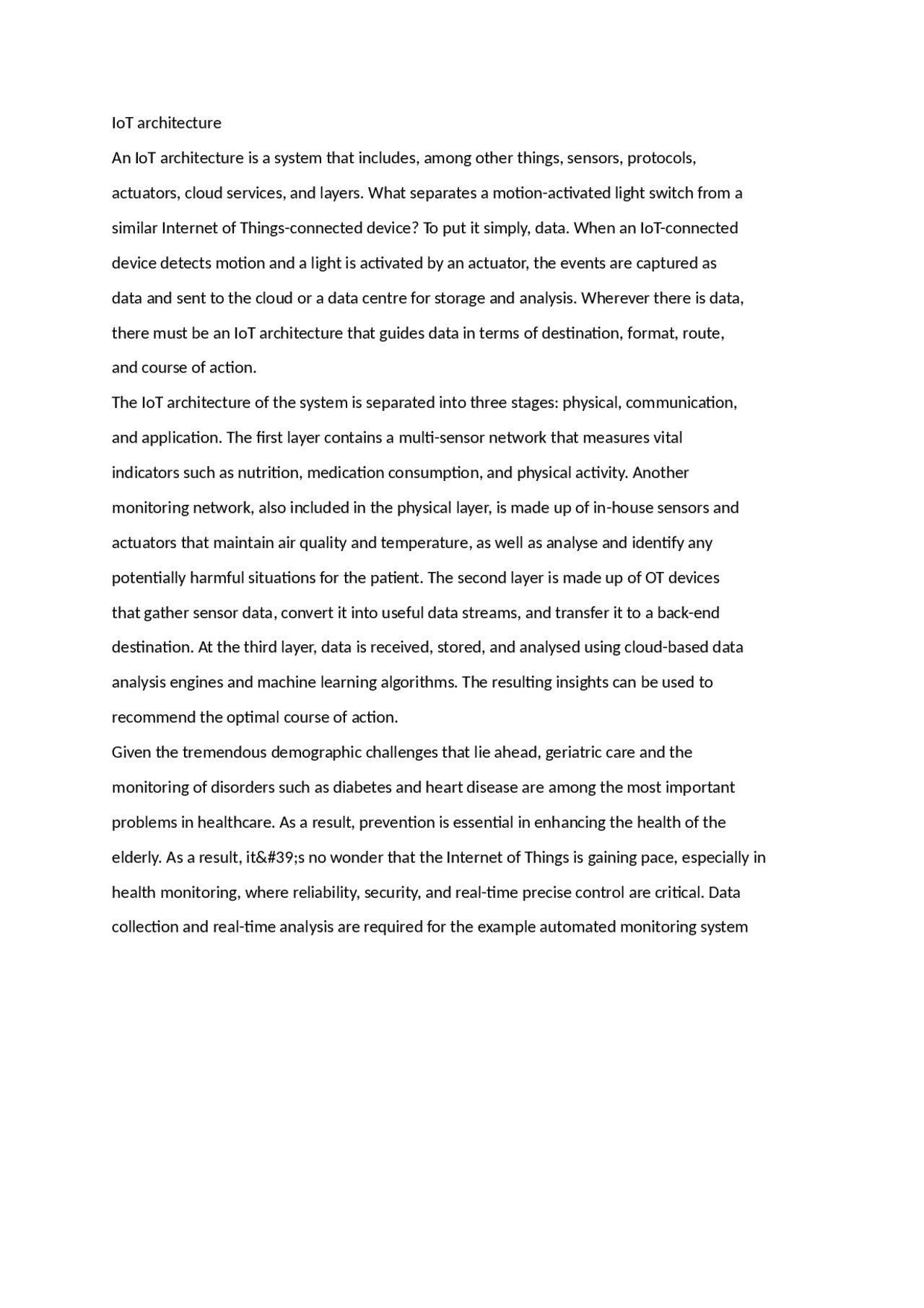 It Is About Internet Of Things Cheat Sheet Computer Science Docsity