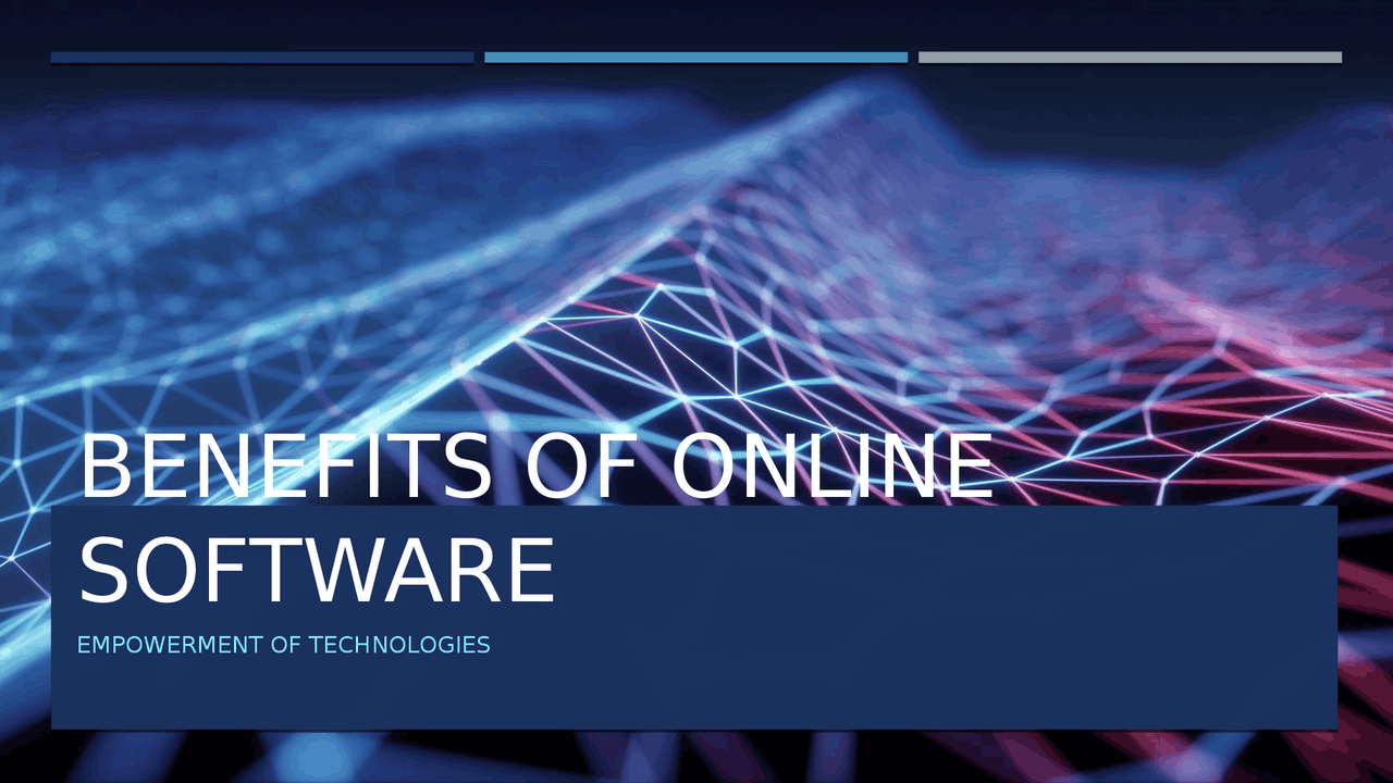 Benefits Of Online Software Summaries Technology Docsity