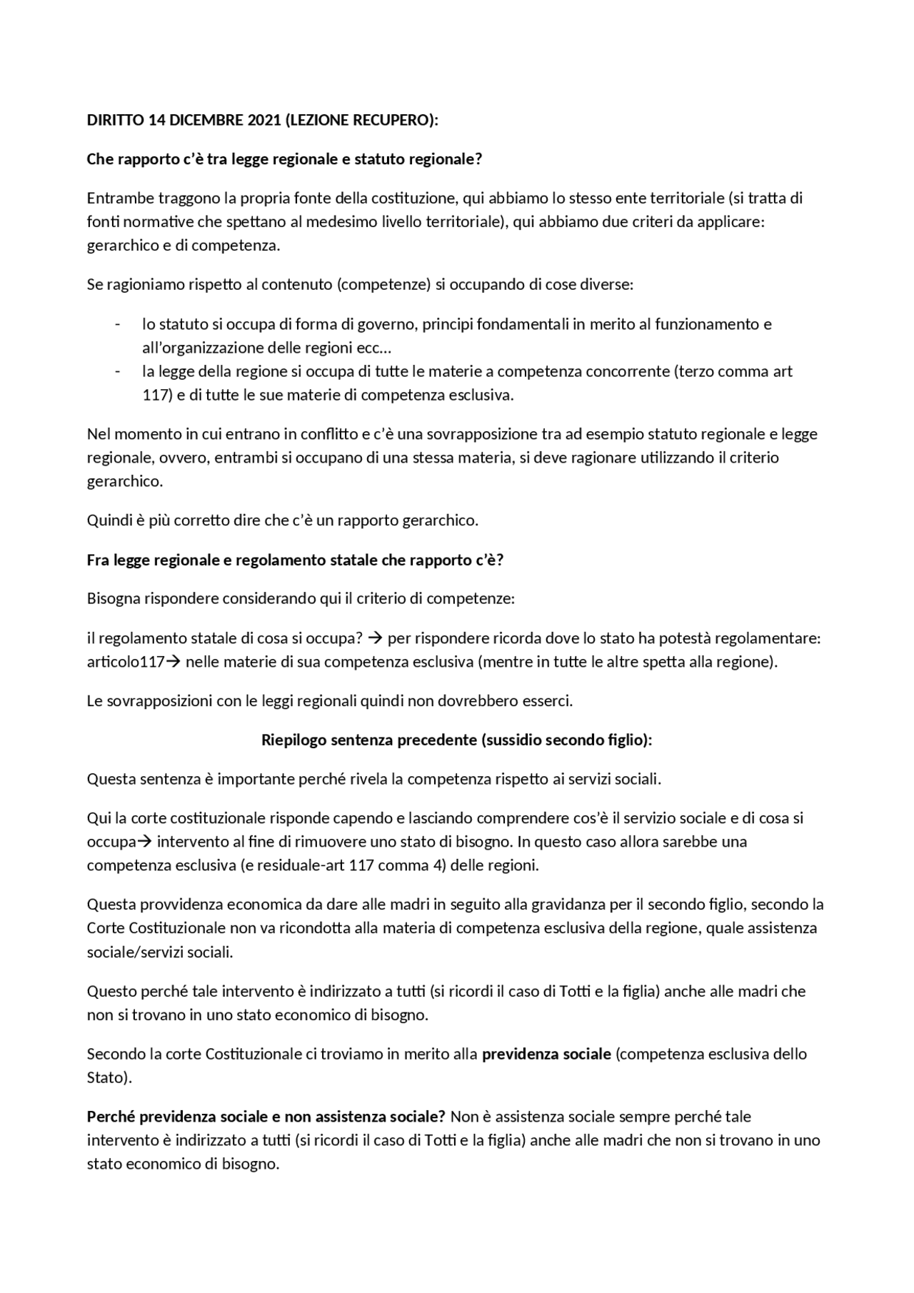 Appunti Delle Lezioni Di Diritto Appunti Di Diritto Docsity