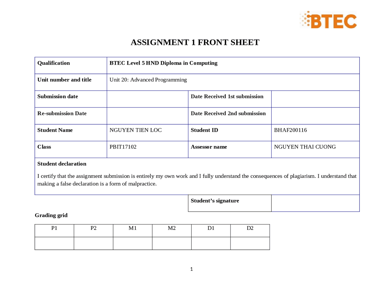 Assignment1 Datastructureandalgorithms Assignments Data Structures And Algorithms Docsity