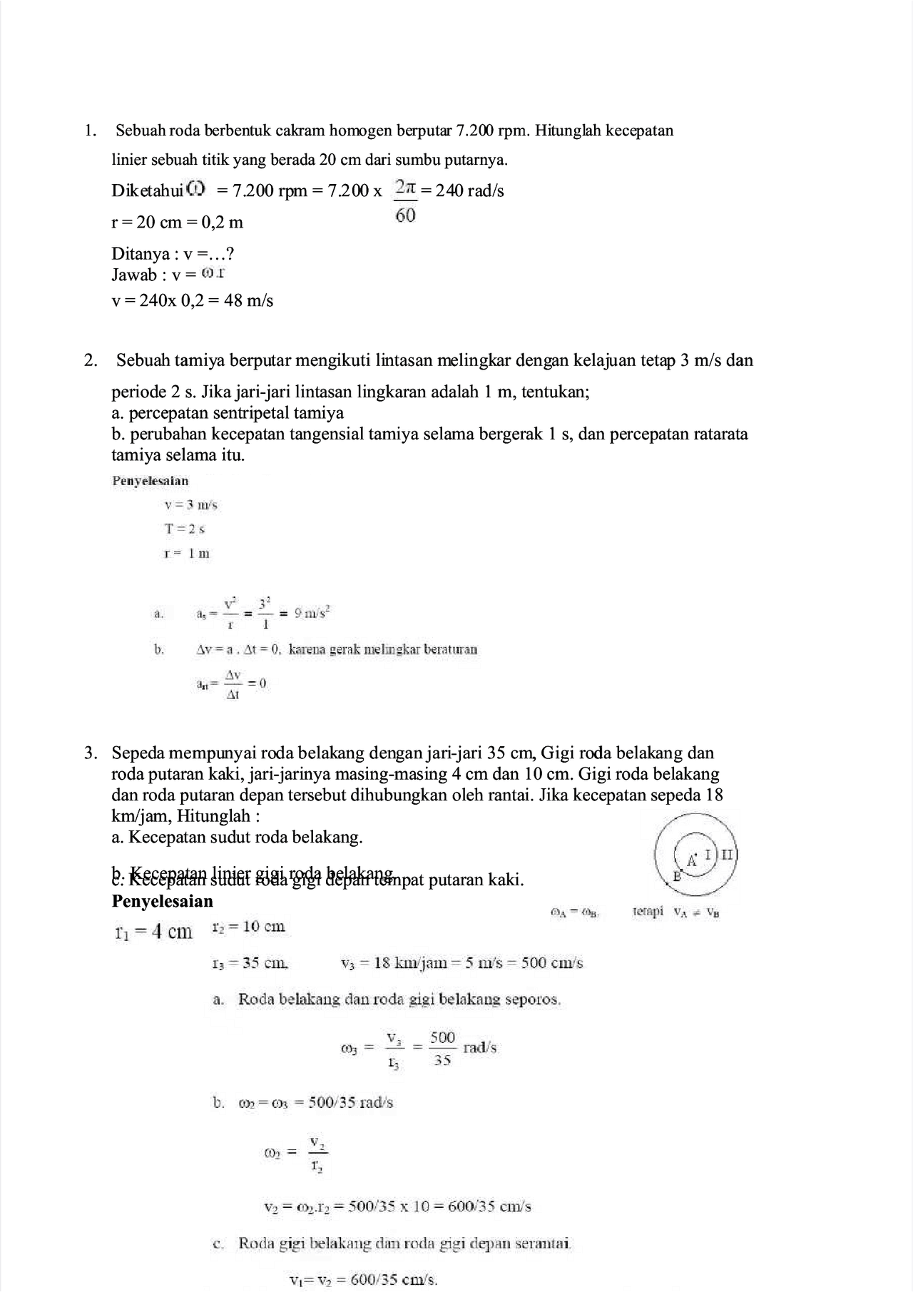 Soal dan Jawaban Fisika Dasar | Exercises Physics | Docsity