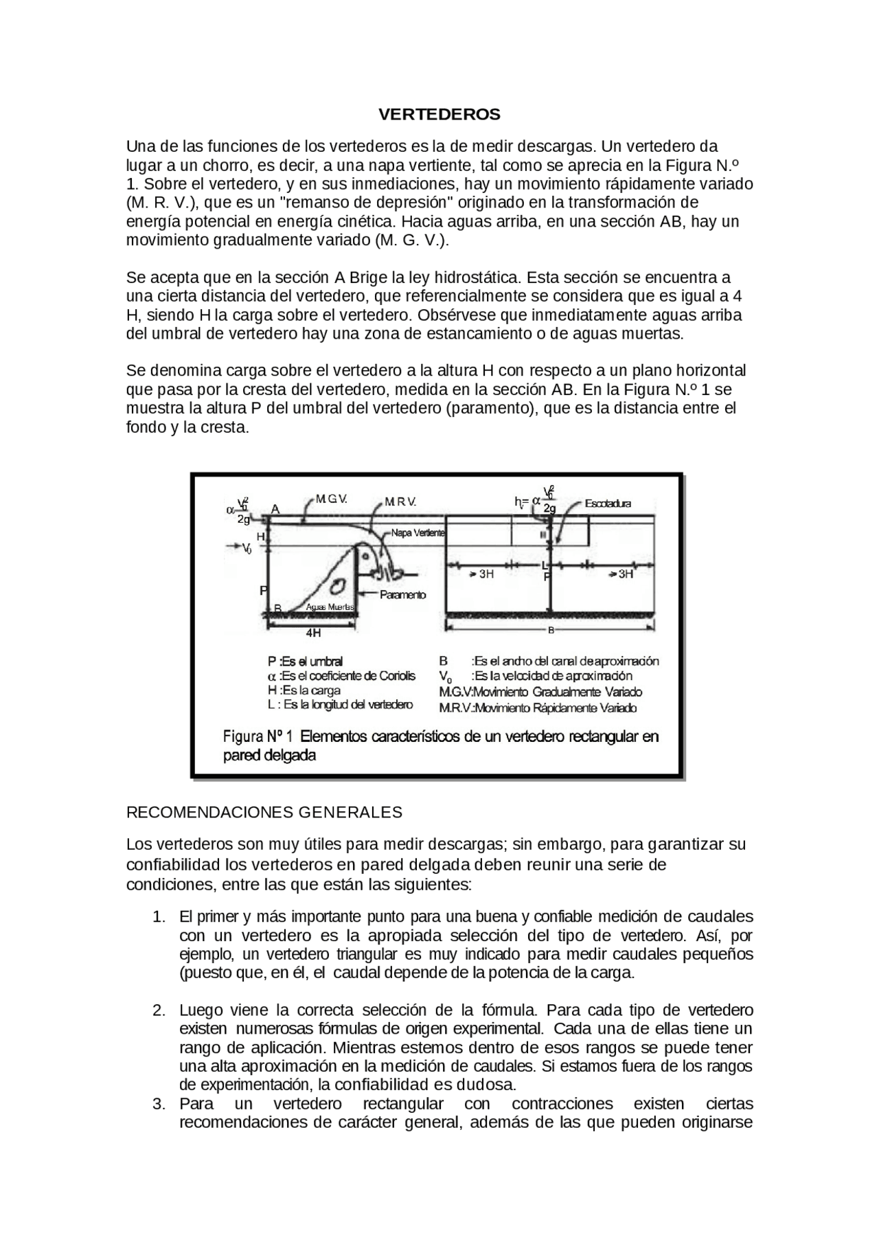 vertederos y orificios | Esquemas y mapas conceptuales de Hidráulica ...