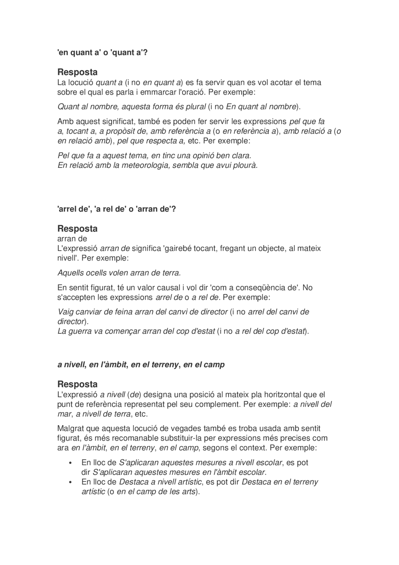 GramÀtica C2 CatalÁn Apuntes De Catalán Docsity