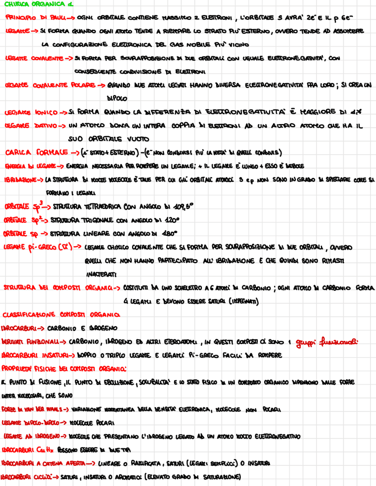Appunti Chimica Organica Appunti Di Chimica Organica Docsity