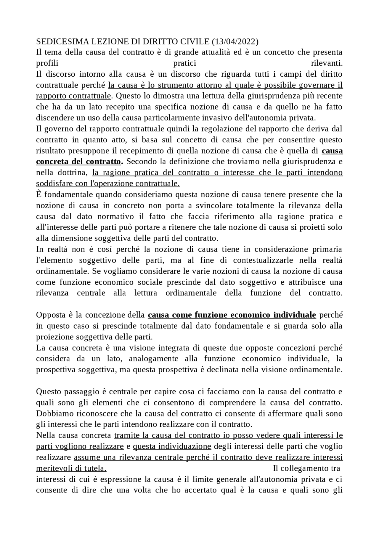Continuazione Di Diritto Civile Appunti Di Diritto Civile Docsity