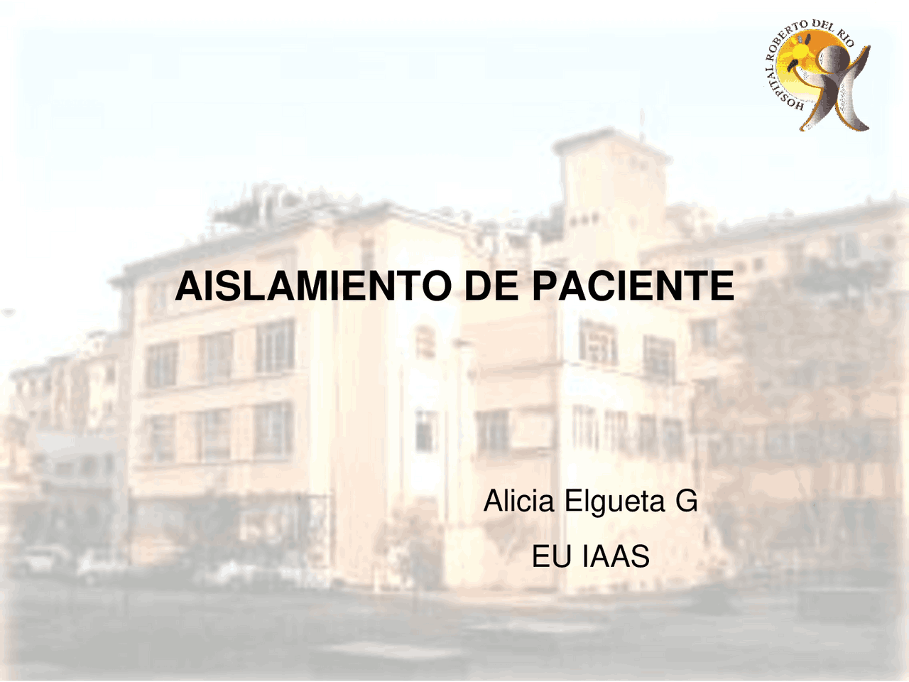 Aislamiento Del Paciente Diapositivas De Enfermería Clínica Docsity