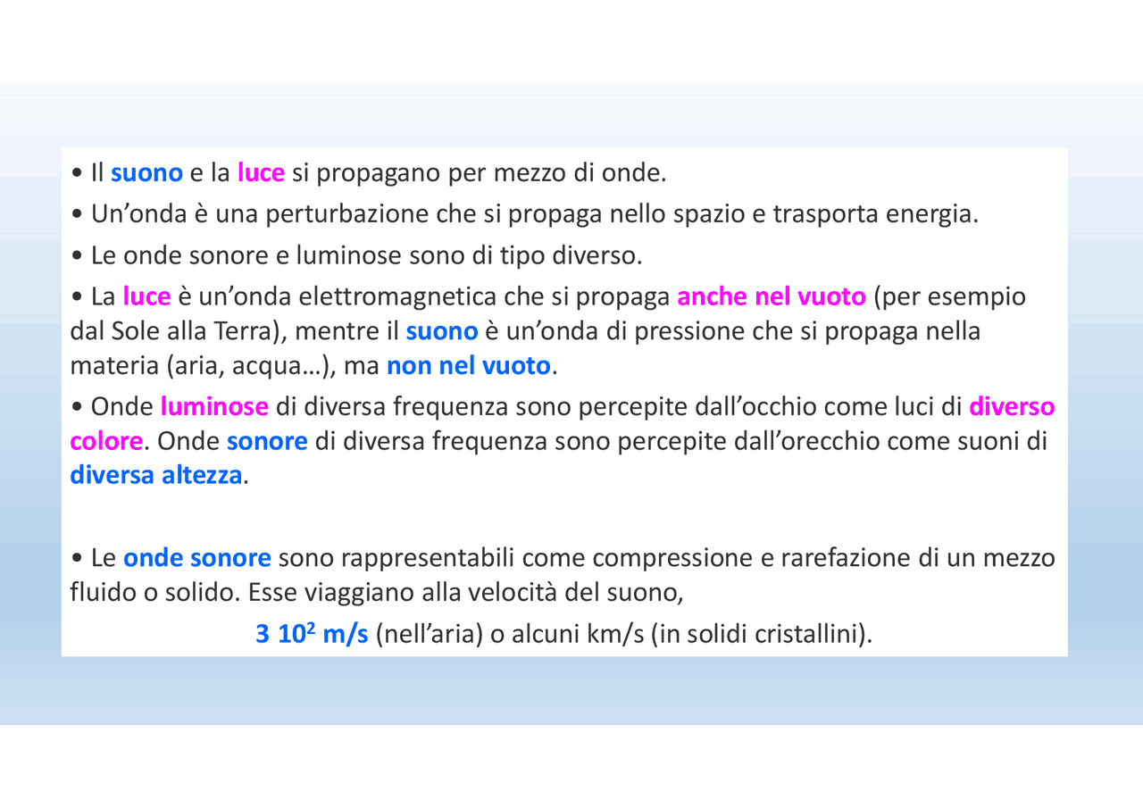 Slides Di Elementi Di Fisica Sintesi Del Corso Di Fisica Docsity
