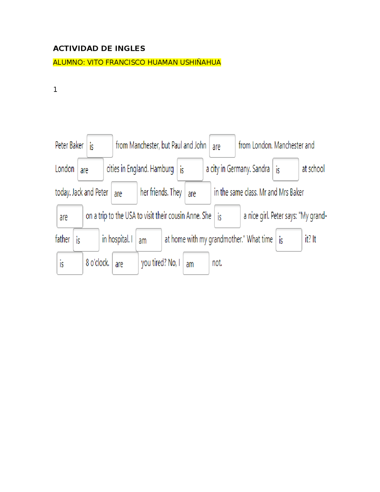 Actividad De Ingles Ec1 Apuntes De Inglés Docsity
